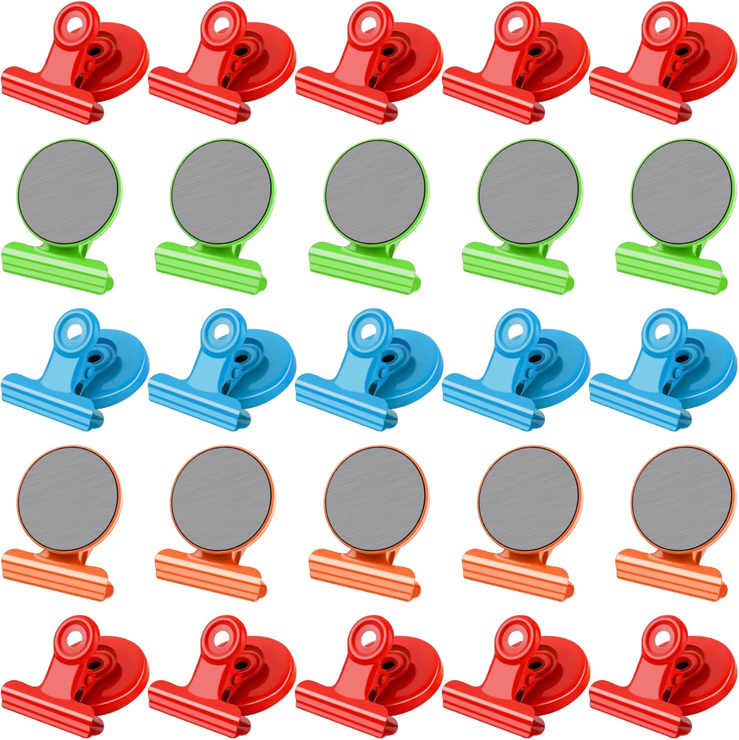 Amazon.com : 24 Pack Magnetic Clips Fridge Magnets Whiteboard Magnets ...