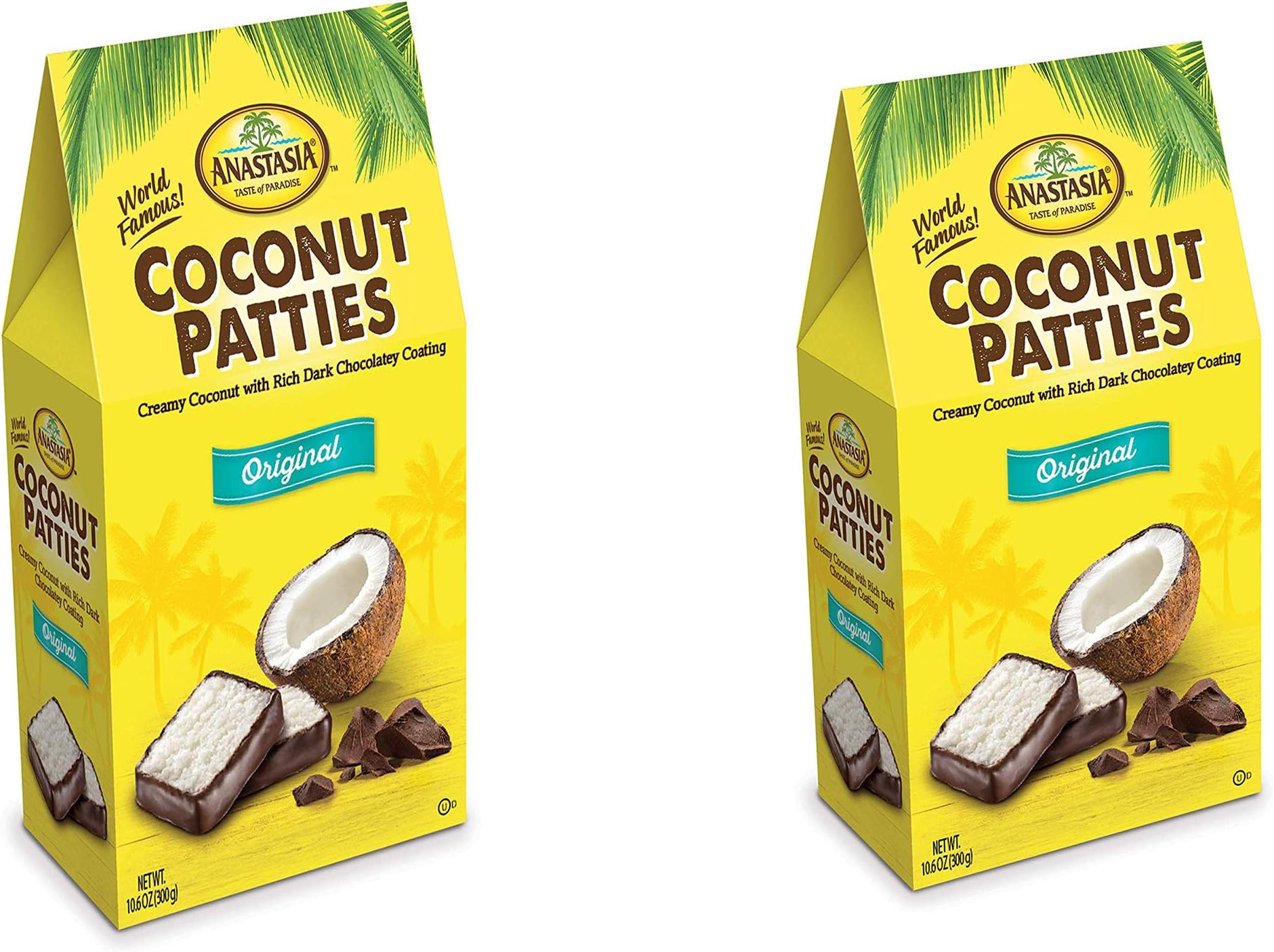 Amazon.com: Coconut Patties Orignal 10.5 ounce (8 Pieces Per Box), OH ...