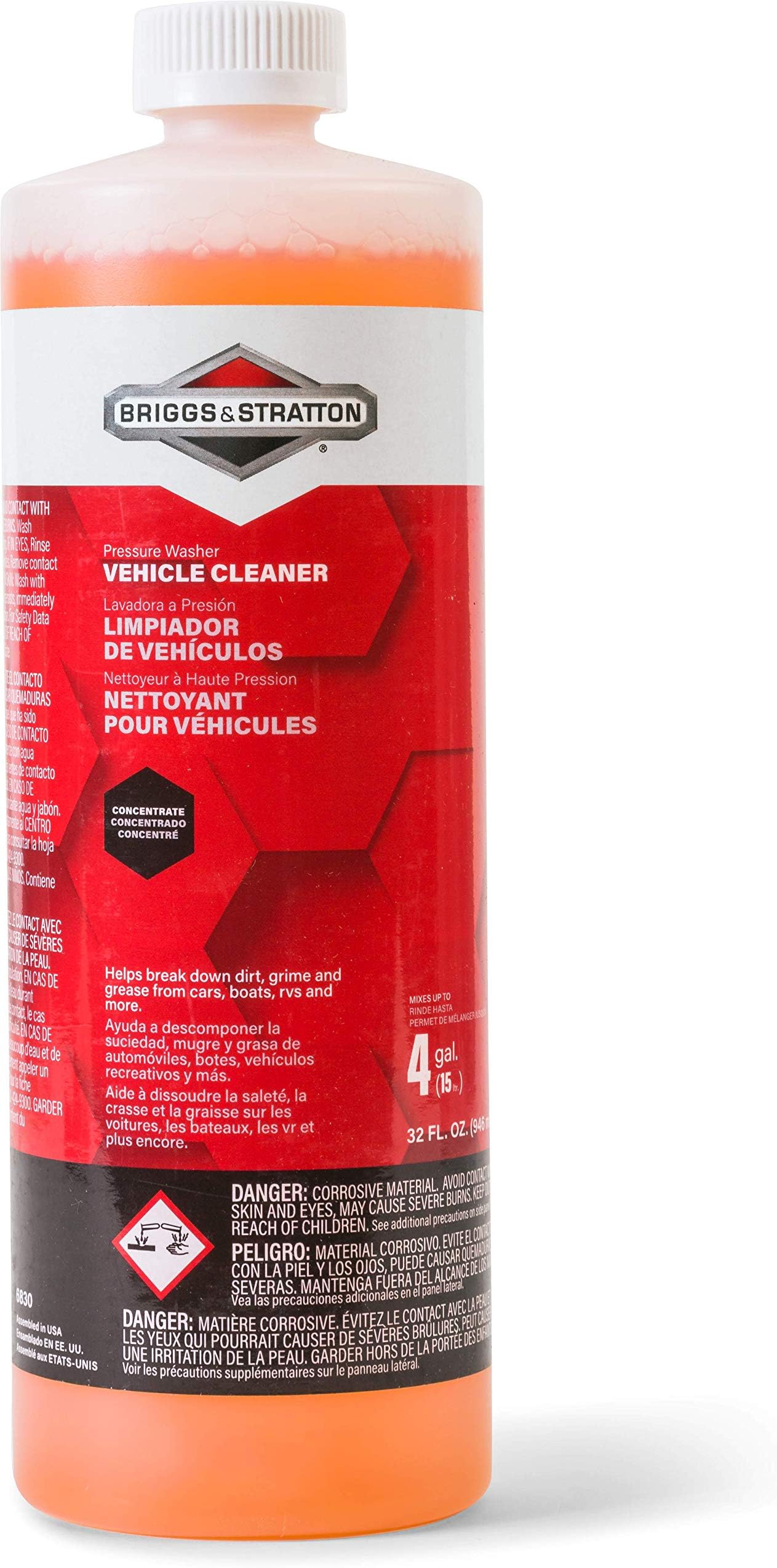 Amazon.com: Briggs & Stratton 6834 Spot Free Rinse Aid Concentrate for ...