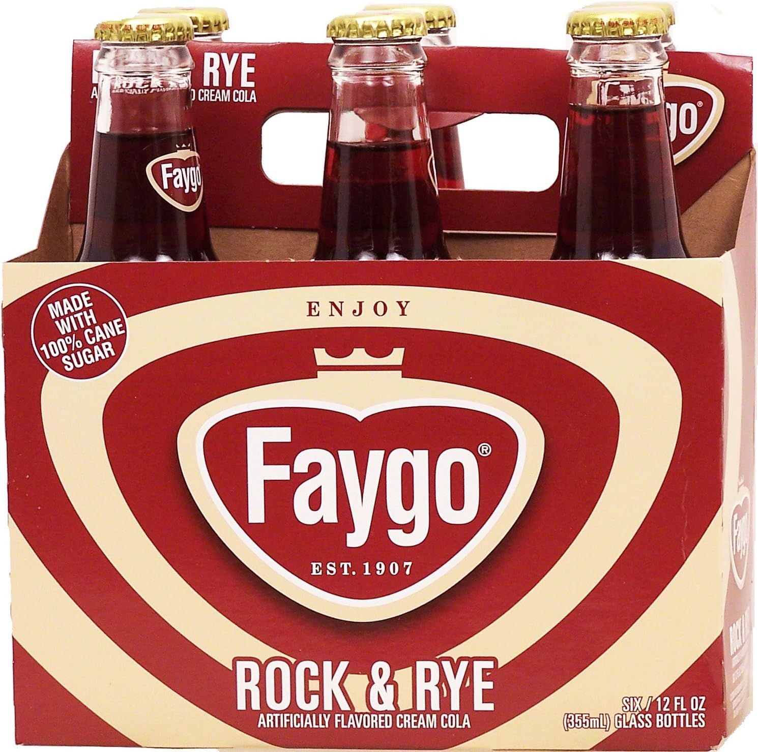 Amazon.com : Faygo - Rock & Rye! Soda - 12 Pack of 12-oz. Cans : Soda ...