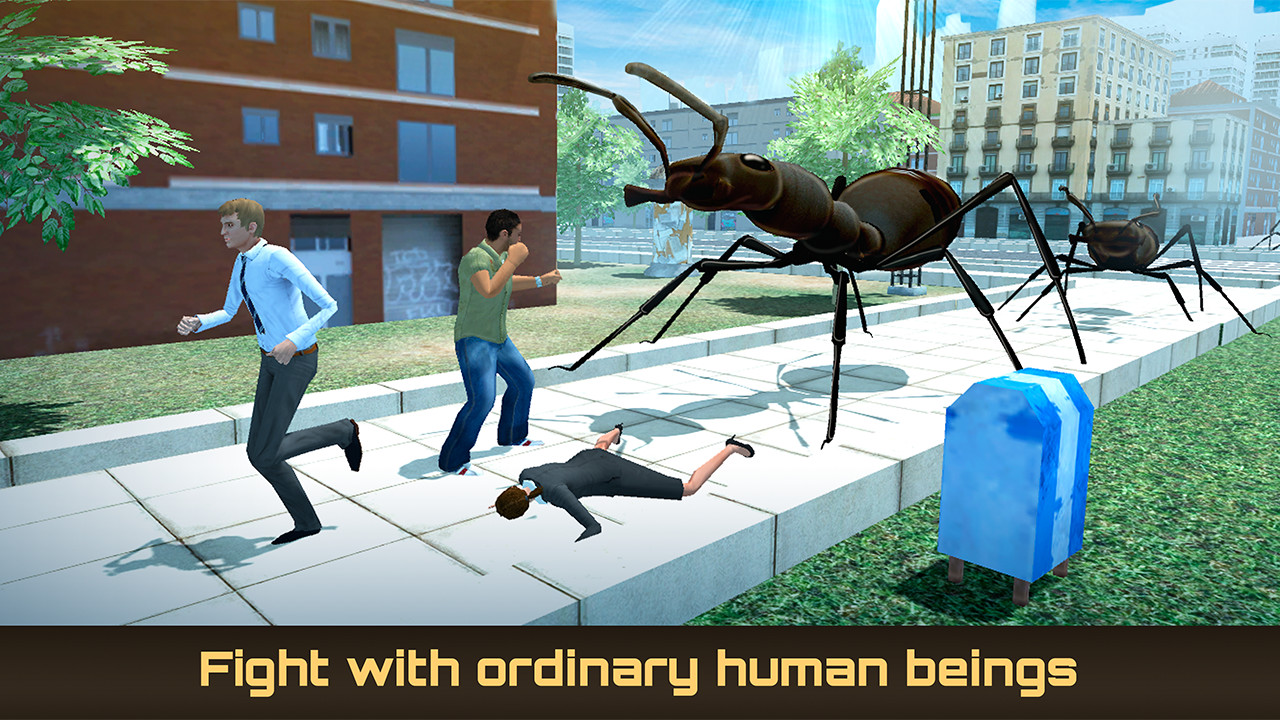 Giant Ant City Attack Monster Fighting Game: Insect Survival Crazy Town ...