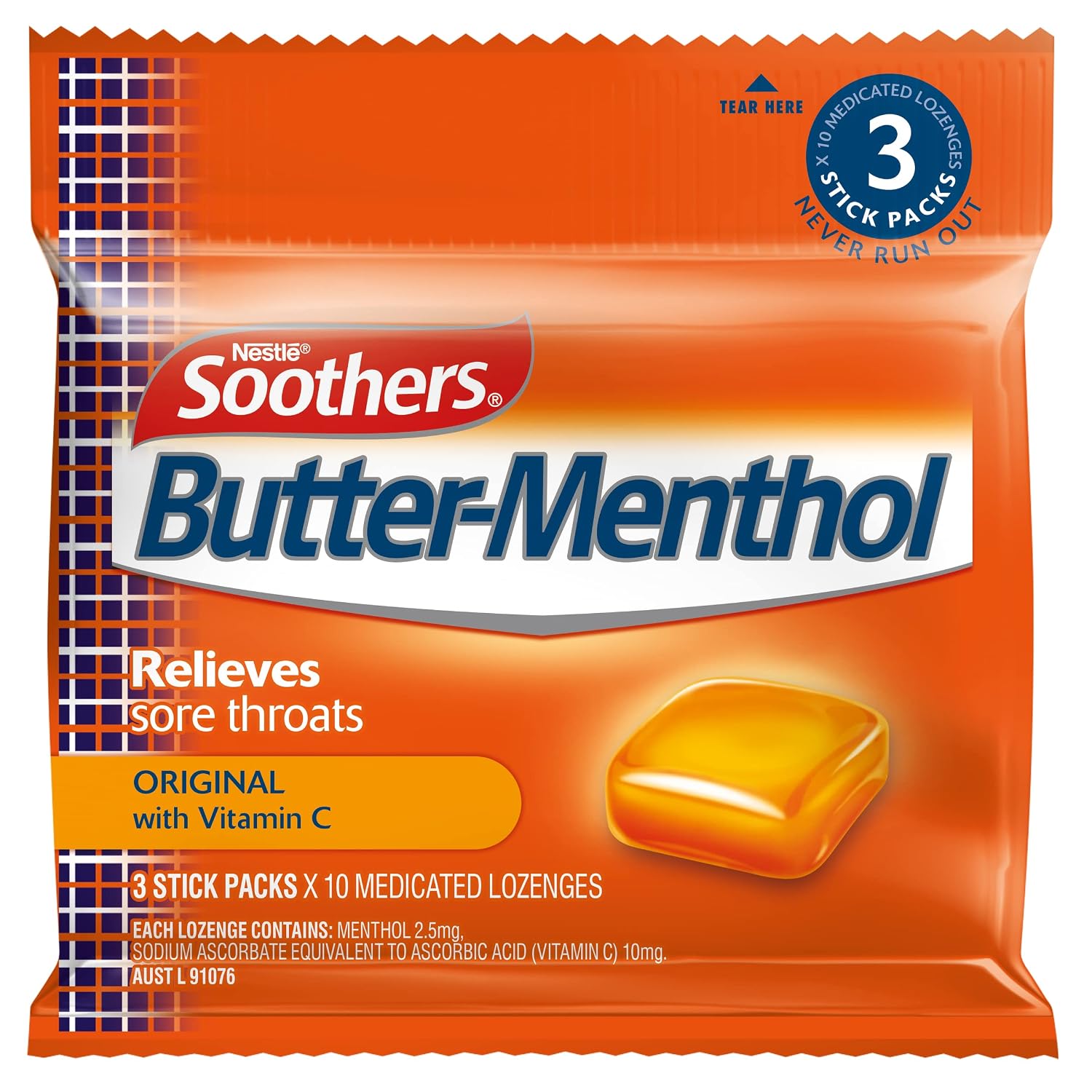 Amazon.com: Nestle Butter-Menthol Lozenges (3-Pack) - Australian ...