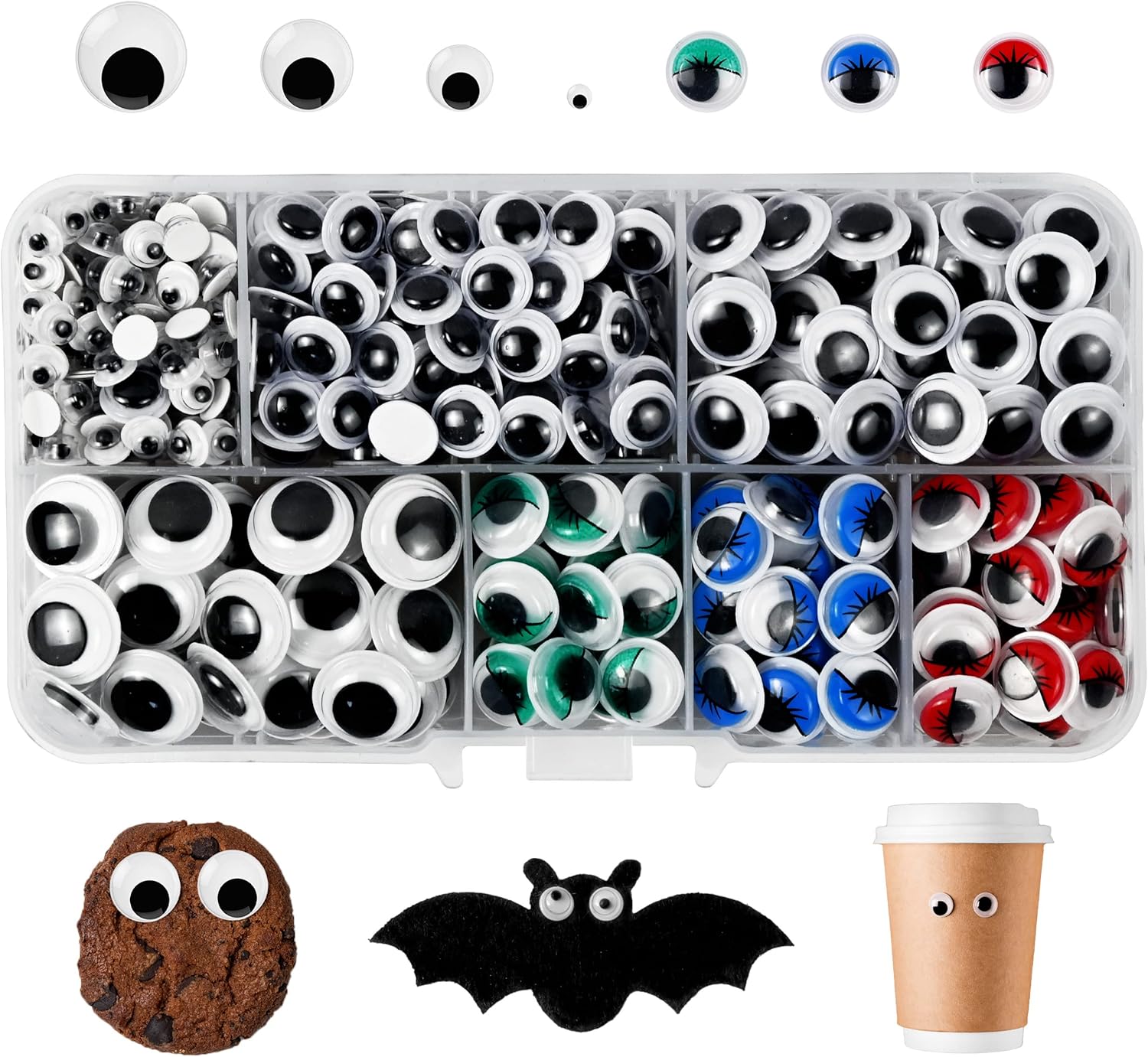 NOMPAT 460 Pcs Large Googly Eyes Self Adhesive Arts and Crafts for Kids ...