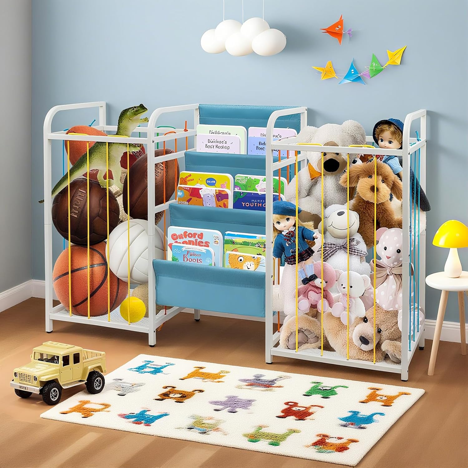 Amazon.com: CIXIZUIJIA Kids Bookshelf and Toy Storage – Montessori 3 ...