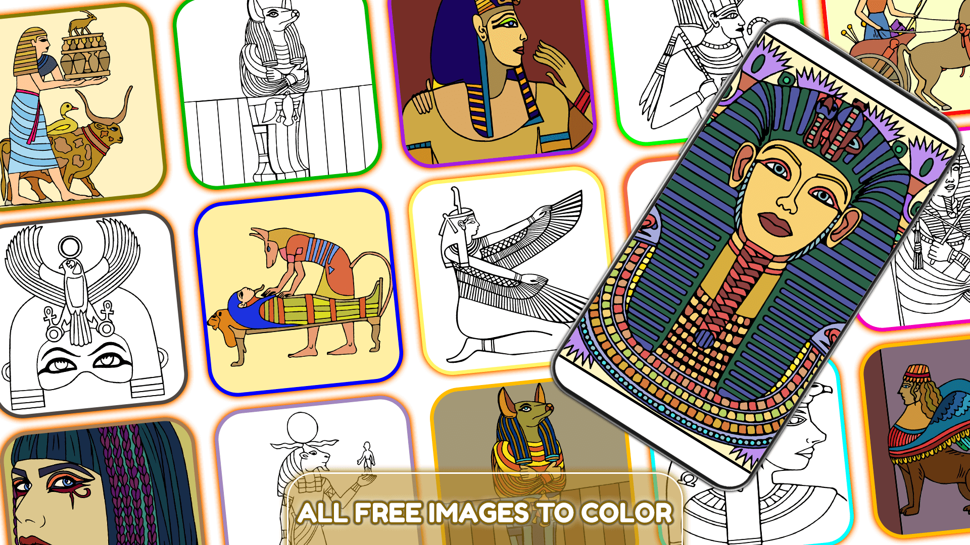 Ancient Egypt Color By Number - History Coloring Book - App on Amazon ...