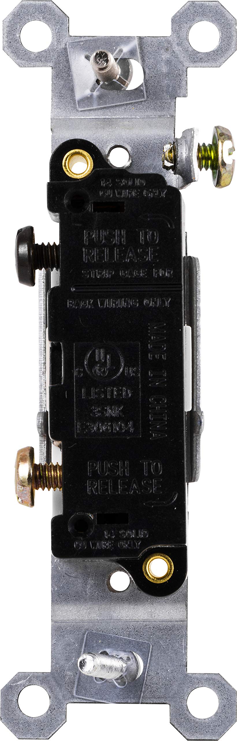 Snapklik.com : Grounding Toggle Switch, 25 Pack, Single Pole, In Wall ...