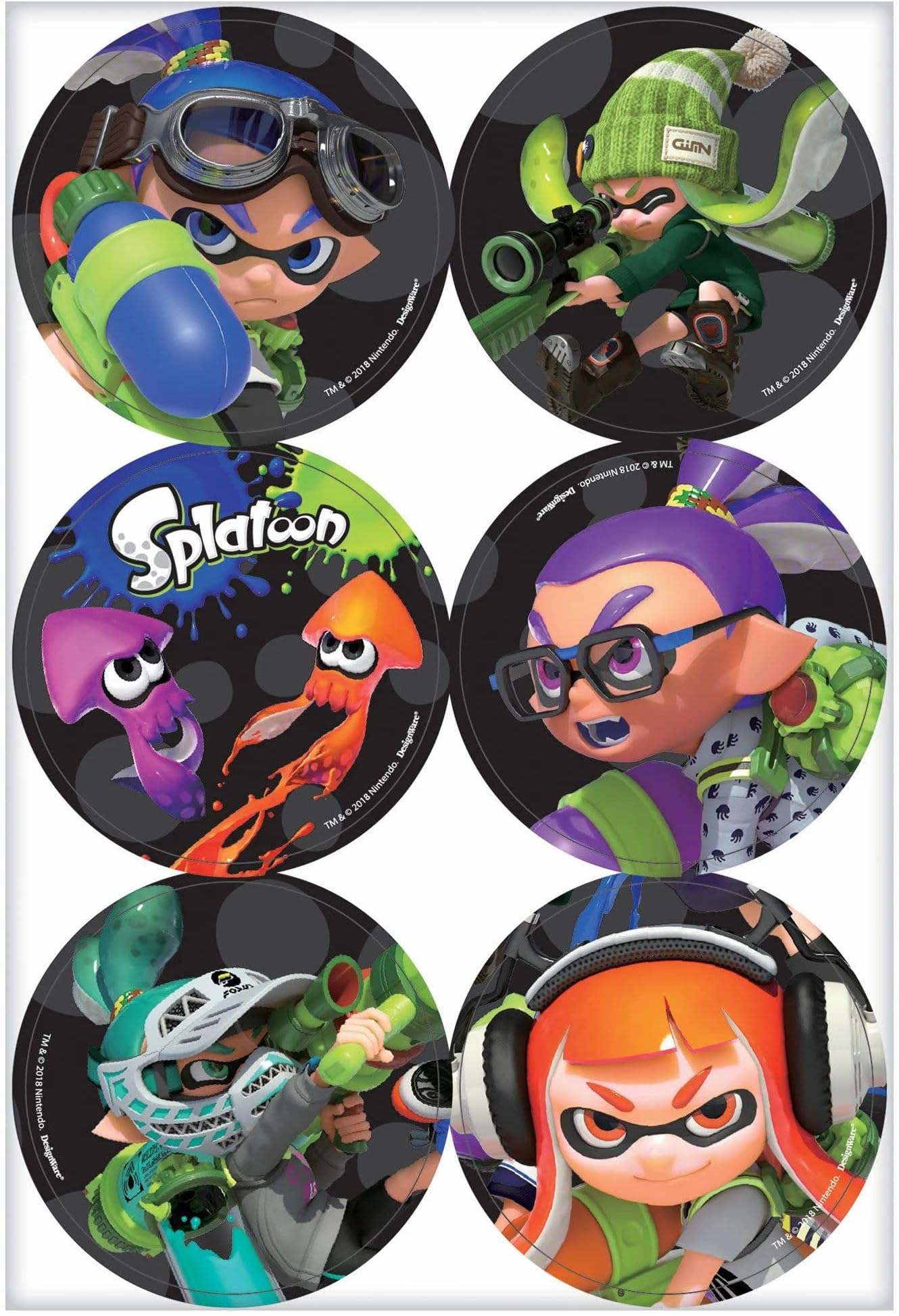 Amazon.com - Pearl & Marina'S Symbol - Splatoon 2 Vinyl Decal Bumper ...