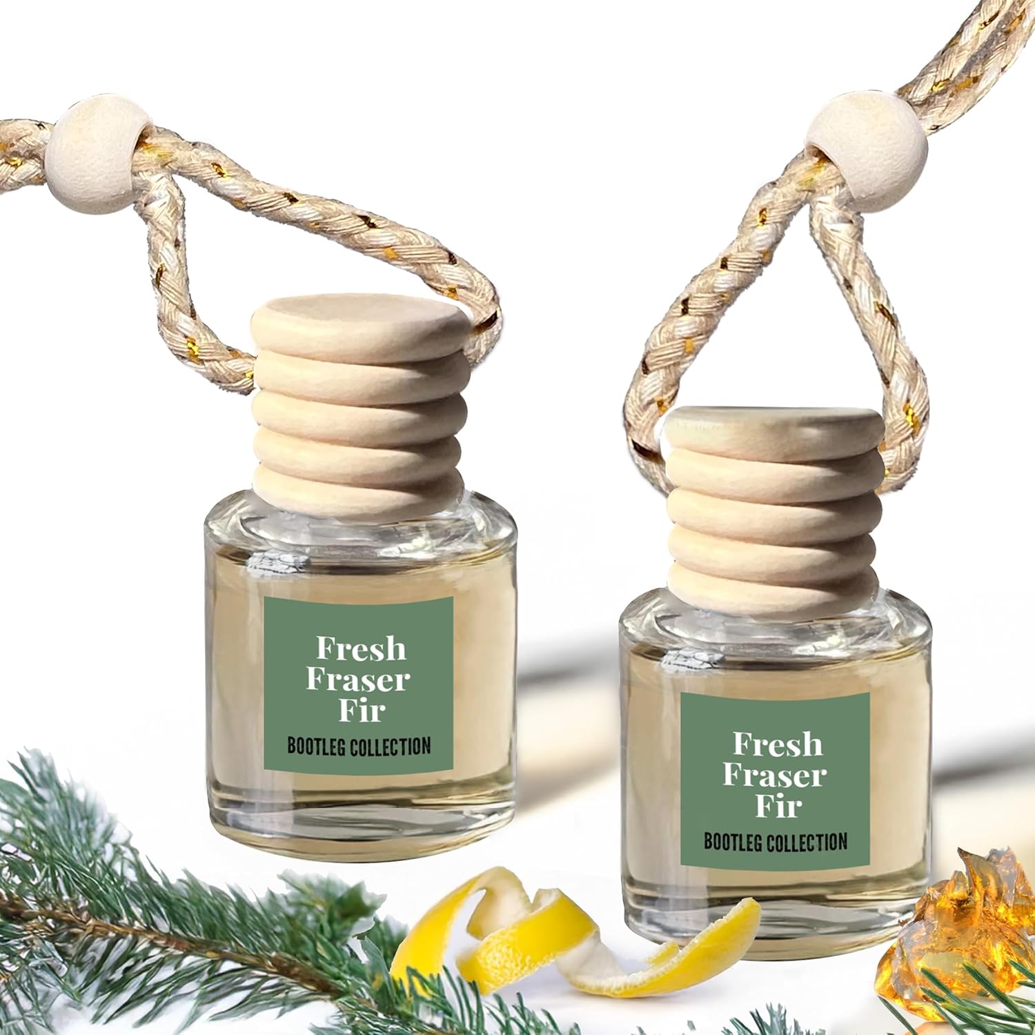 Amazon.com: Car Air Freshener Diffuser, Fresh Fraser Fir Aromatherapy, Natural Fragrance Oil ...