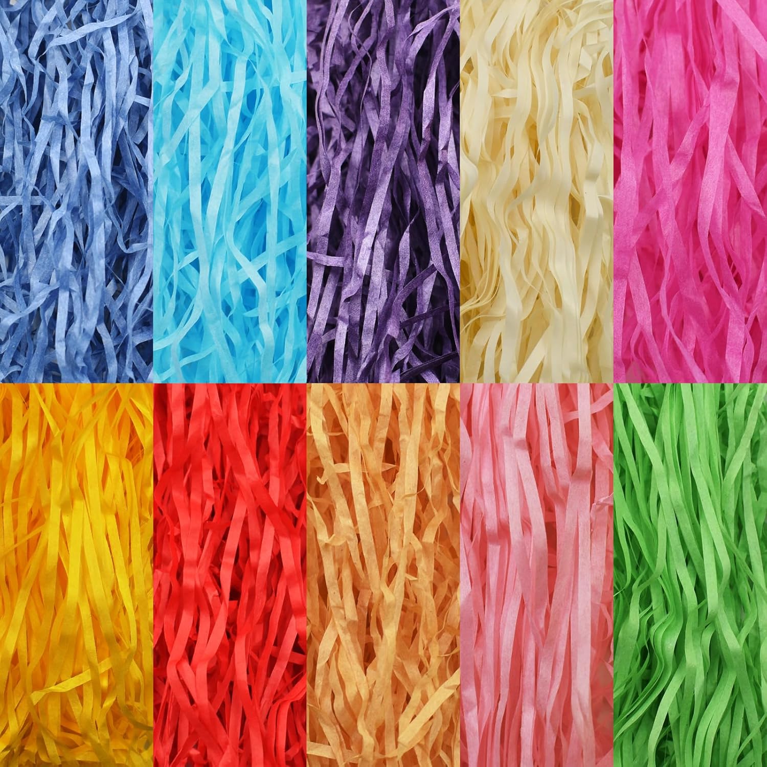 Amazon.com: SHRJ 7.05oz Raffia Paper Shredded Paper Filler Easter Grass ...