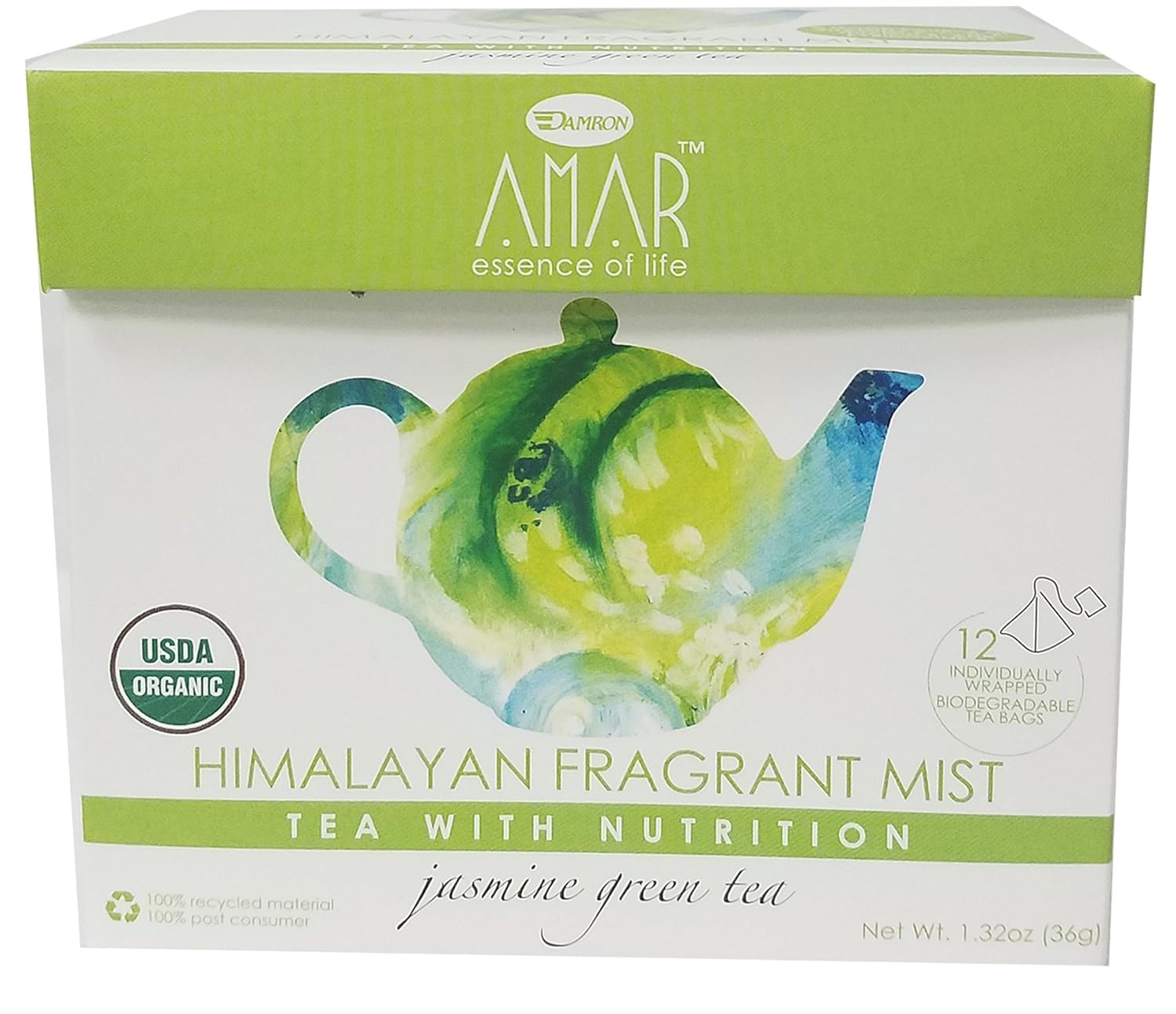 Amazon.com : Fragrant Mist – Amar teas with Nutrition : Grocery ...