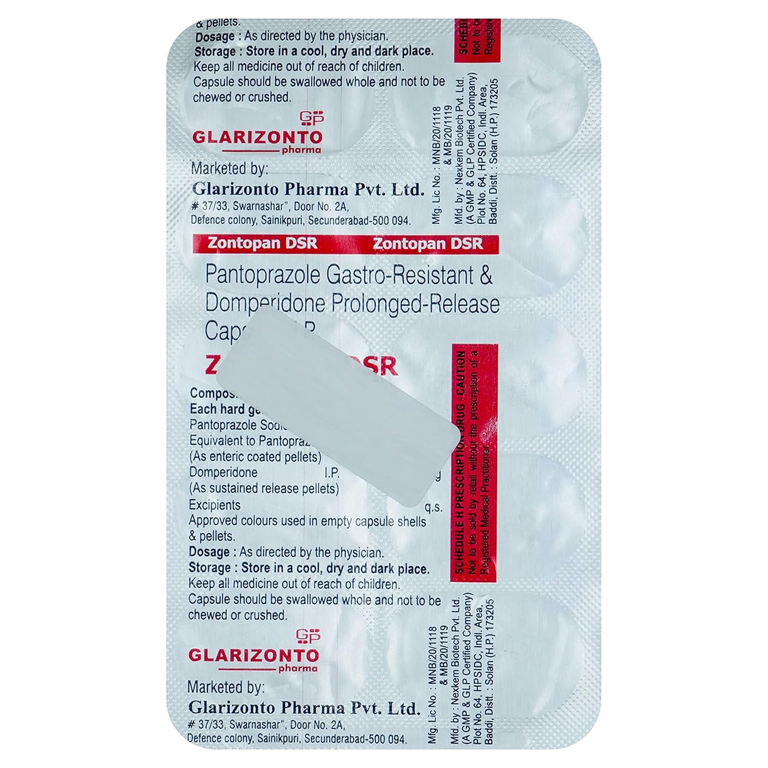 Zontopan-DSR -Strip of 10 Capsules : Amazon.in: Health & Personal Care