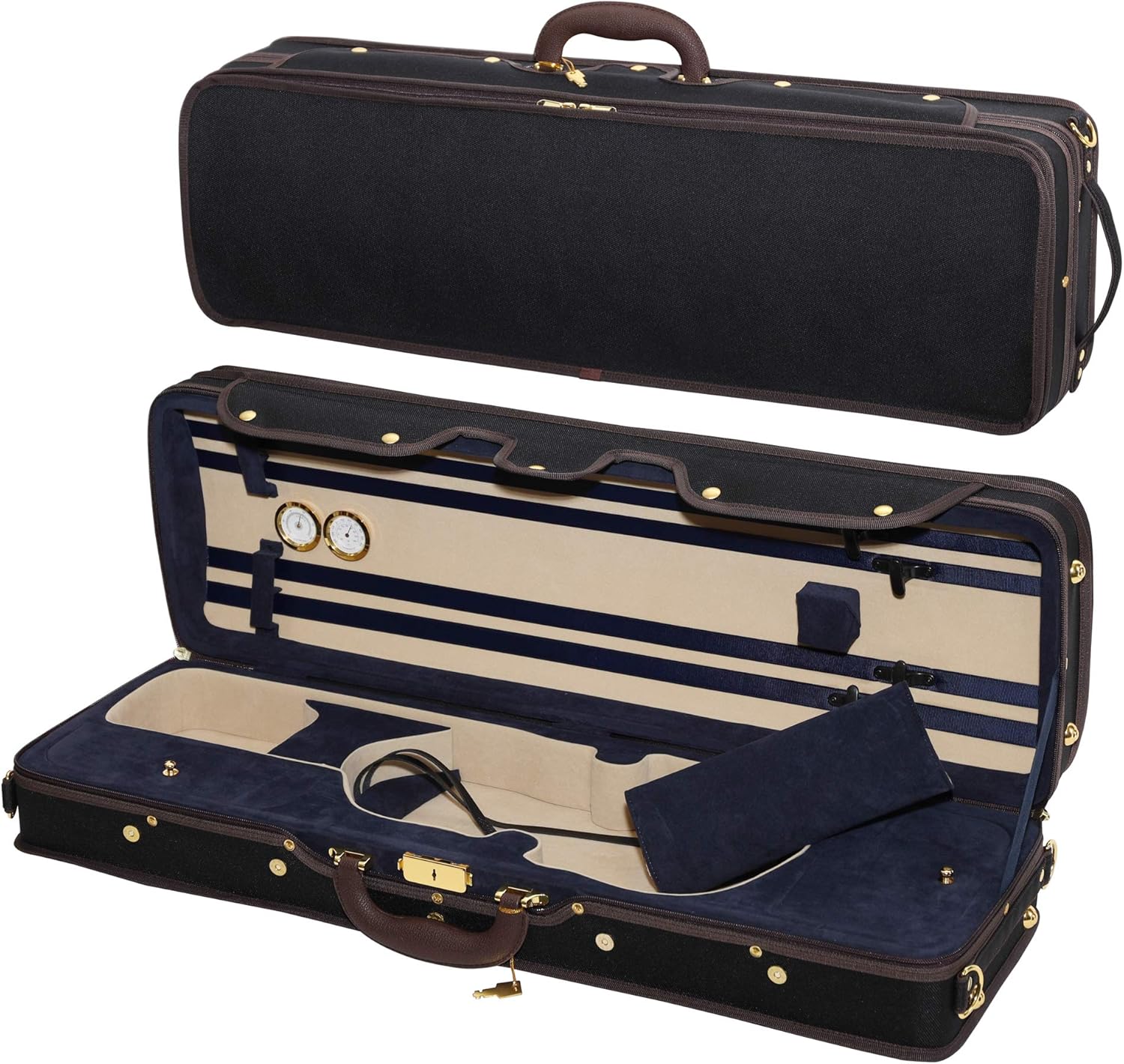 Amazon.com: MI&VI NF-9001 Professional Hard-Shell Violin Case 4/4 (Full ...