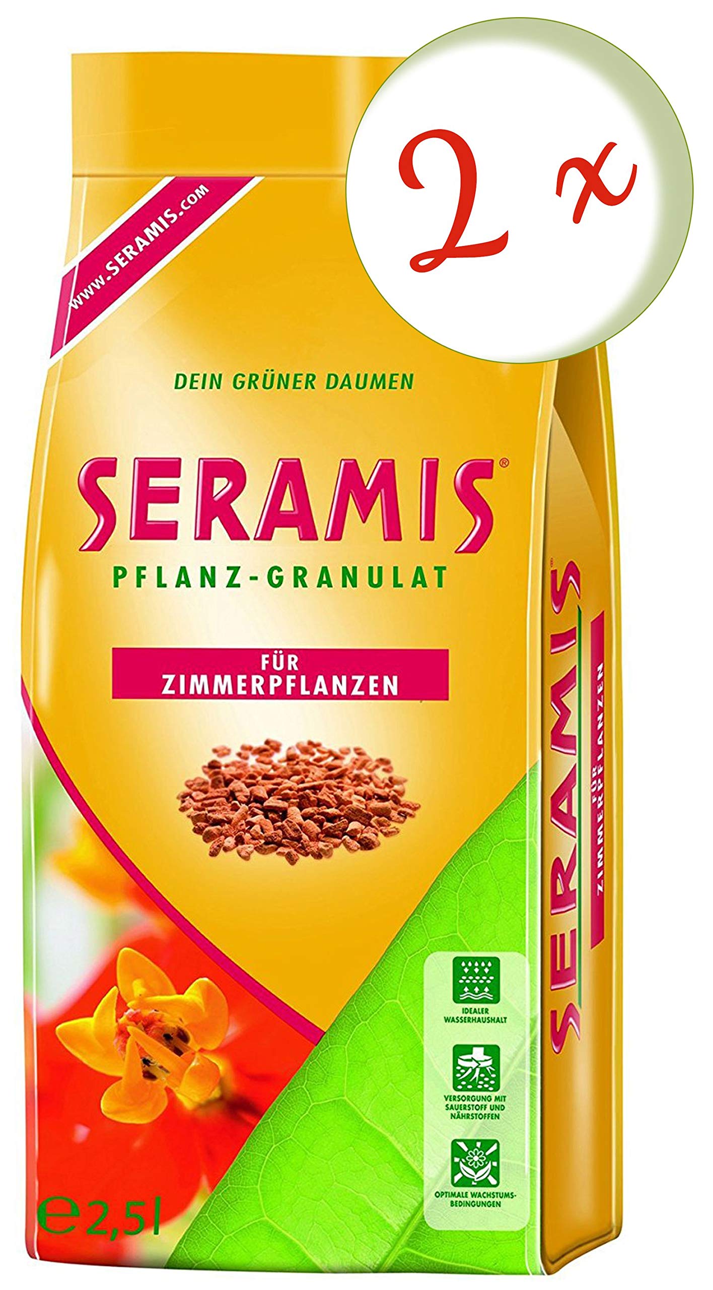 Seramis® plant granules for indoor plants, 2.5 litres : Amazon.co.uk ...