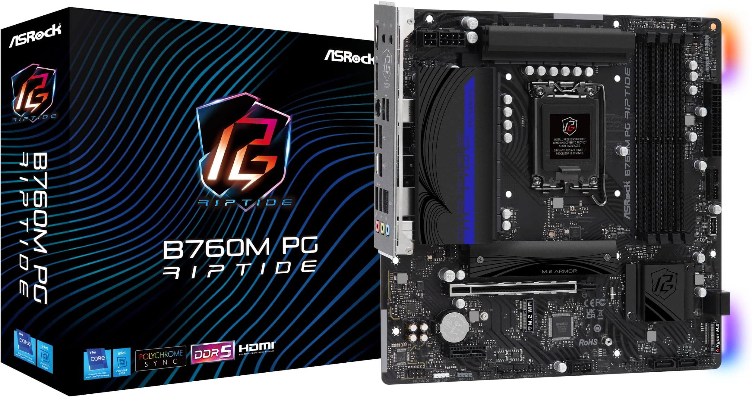 Amazon.com: ASRock B660M MicroATX Motherboard B660M-HDV Intel B660 ...