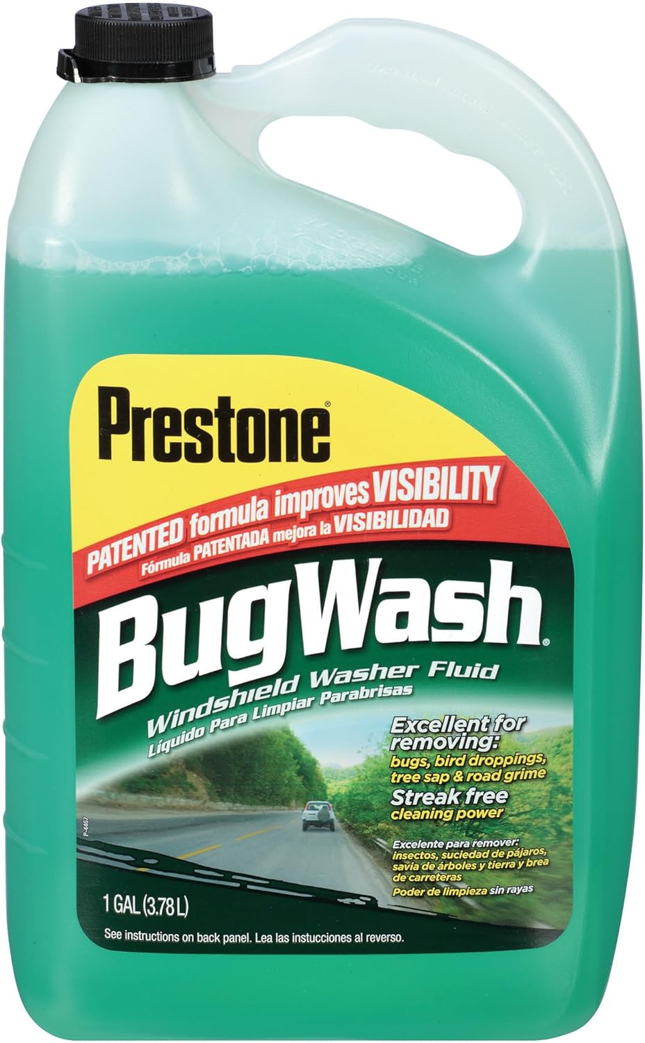 Prestone AS257-6PK Bug Wash Windshield Washer Fluid - 1 Gallon, (Pack ...