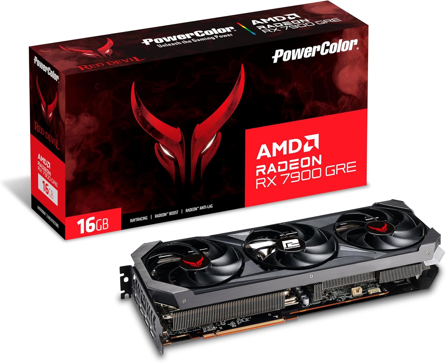 Amazon.com: PowerColor Red Devil AMD Radeon 7900 GRE 16GB GDDR6 ...
