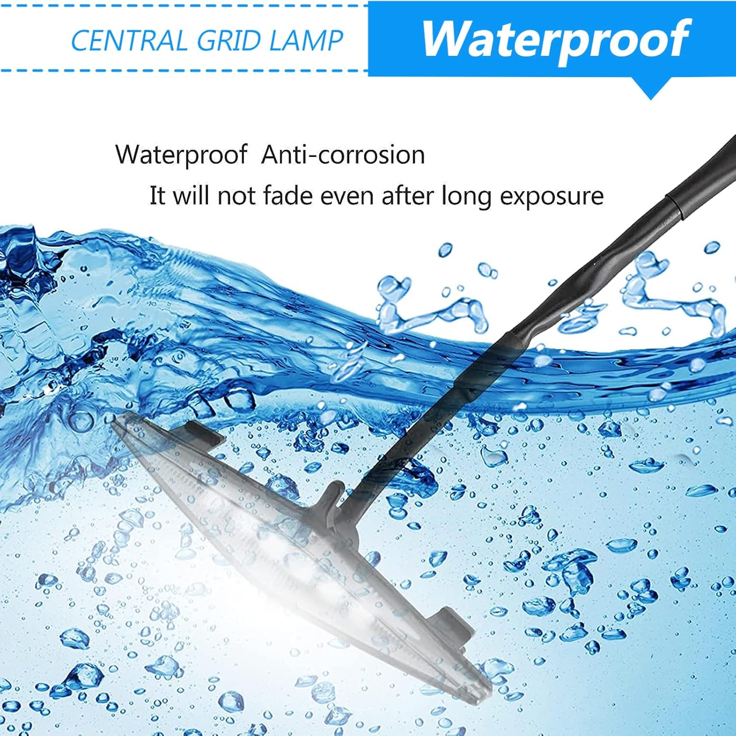 ZKFAR Paquete de 4 luces LED Raptor para parrilla delantera, accesorios ...