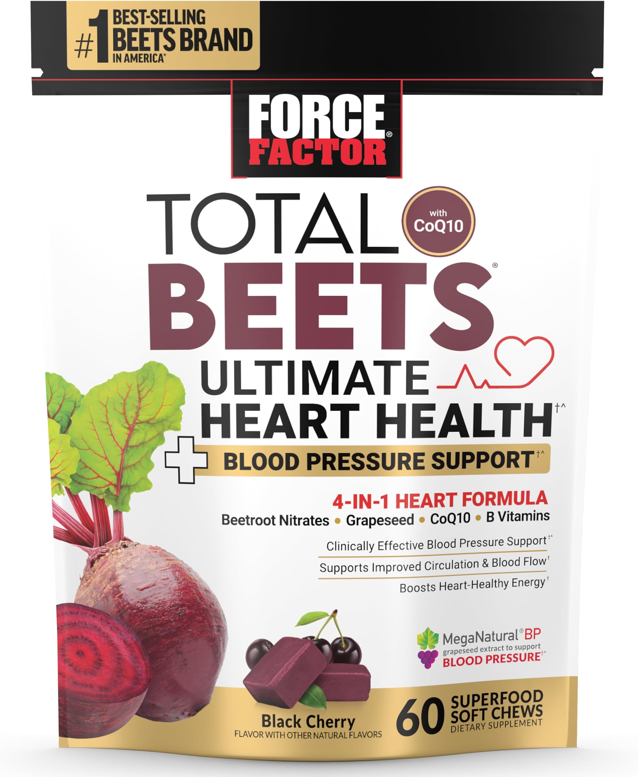 Amazon.com: Bundle of Force Factor Total Beets Ultimate Heart Health ...