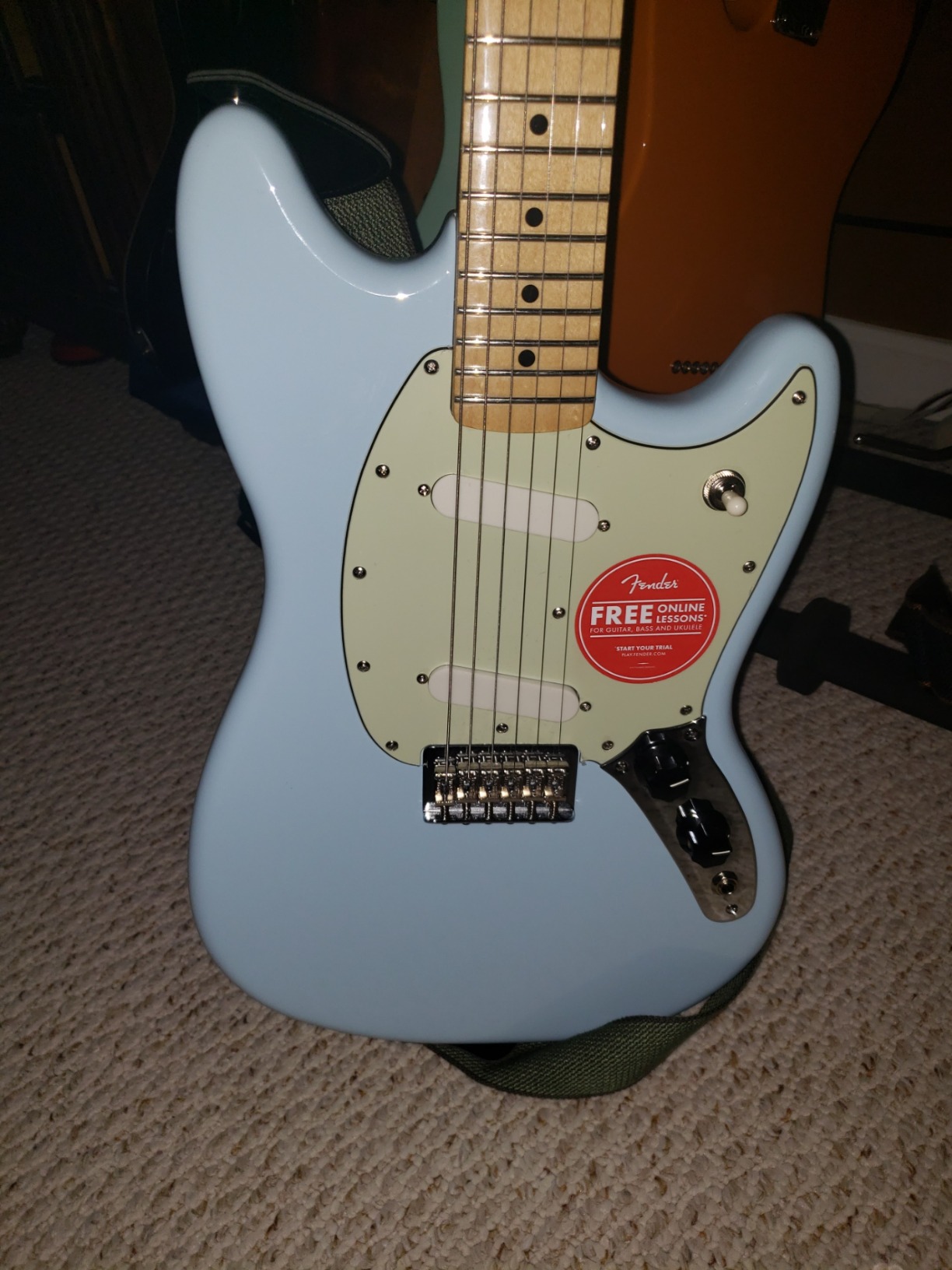 $26/mo - Finance Fender Player Mustang Electric Guitar, with 2-Year ...