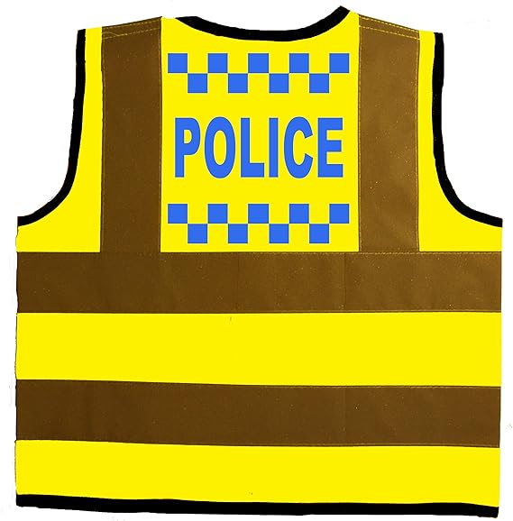 Police Baby/Children/Kids Hi Vis Safety Jacket/Vest Sizes 0 to 8 Years ...