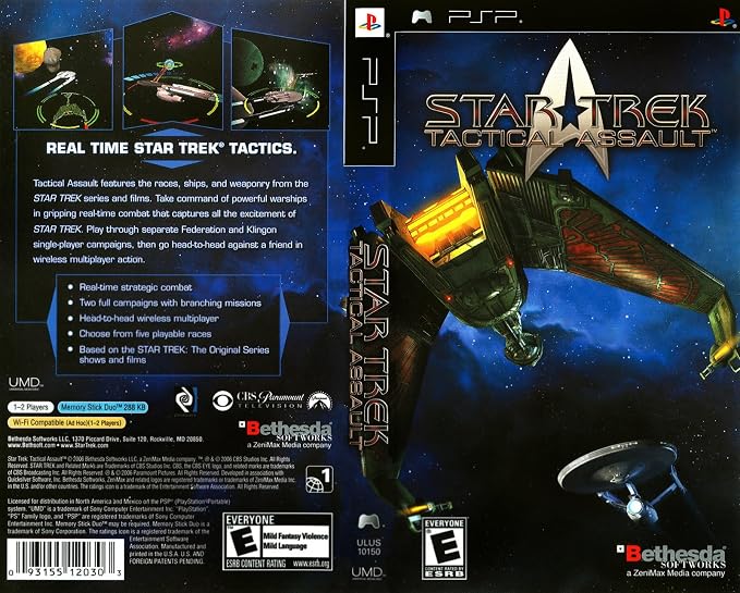 Star Trek: Tactical Assault (PSP) : Amazon.co.uk: PC & Video Games