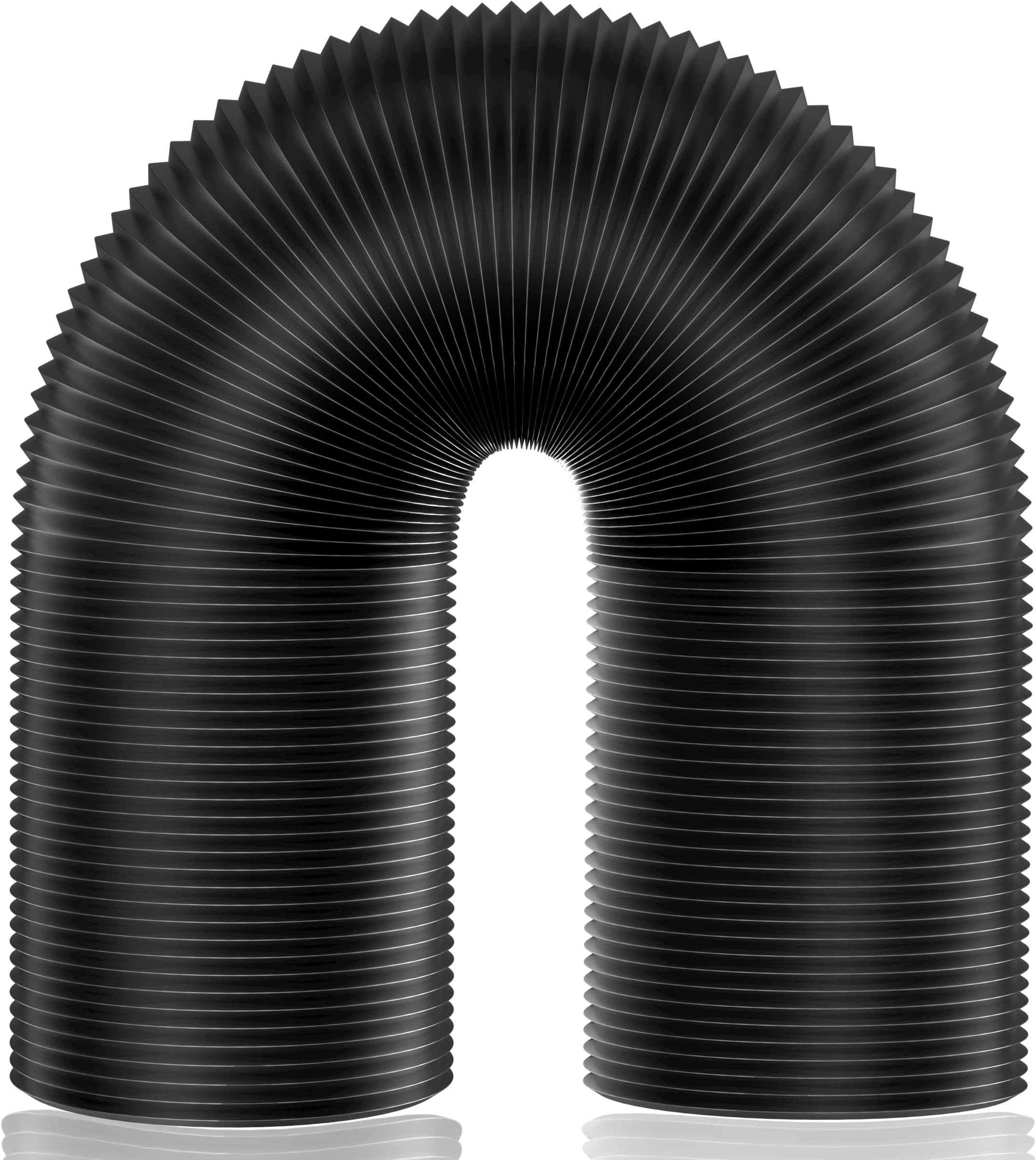 Kair Plastic Ducting Pipe 125mm - 350mm Short Length - Rigid Straight ...