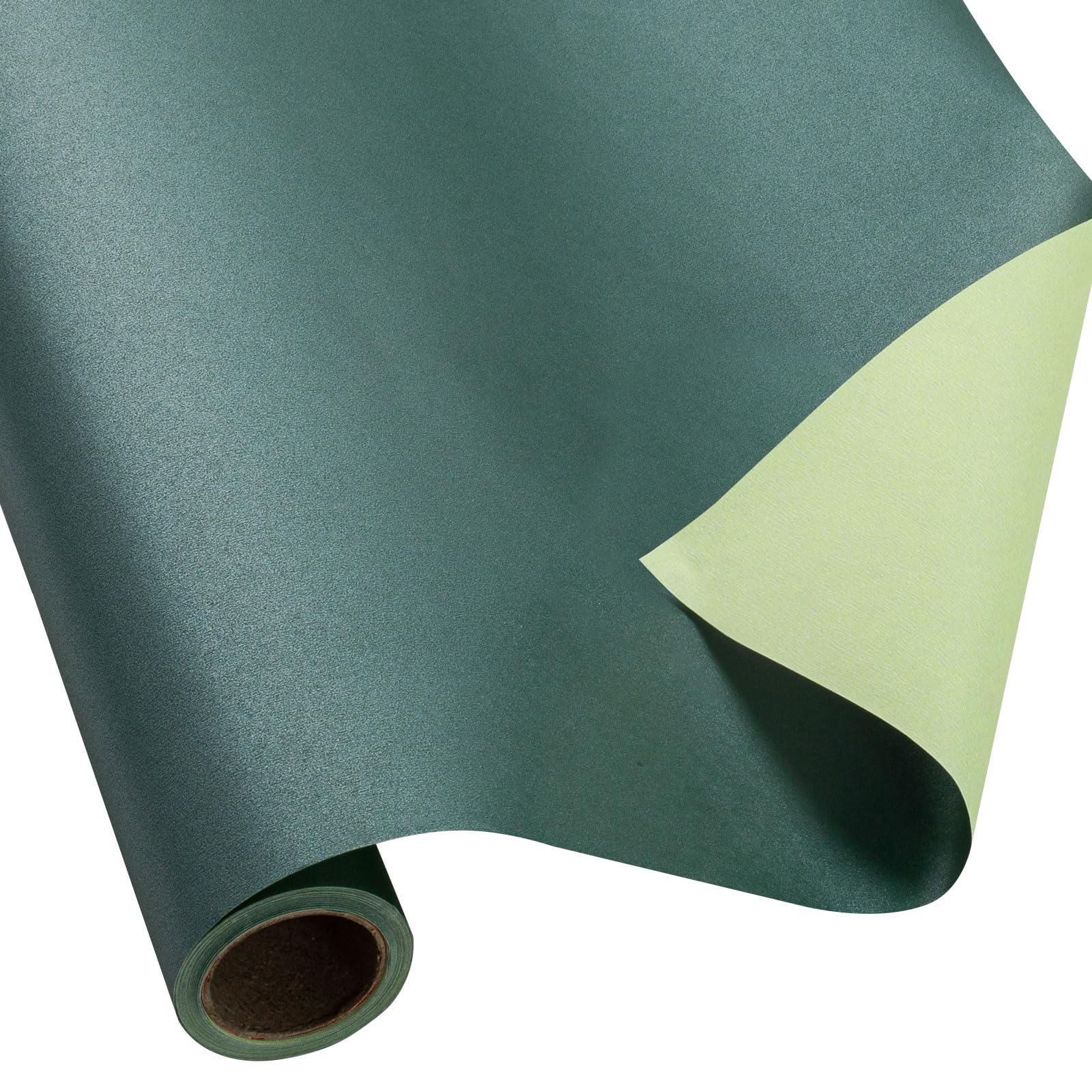 Amazon.com: Retrify Green Wrapping Paper for Parties, Pearly Lustre ...
