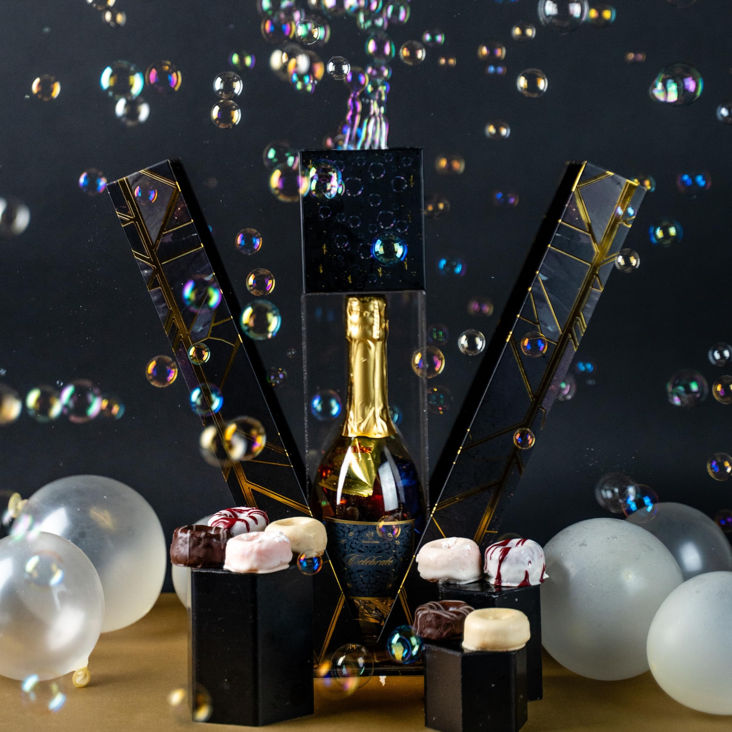 Amazon.com : SendaCake Luxe Bubble Surprise Gift Box, Ready to Gift, No ...