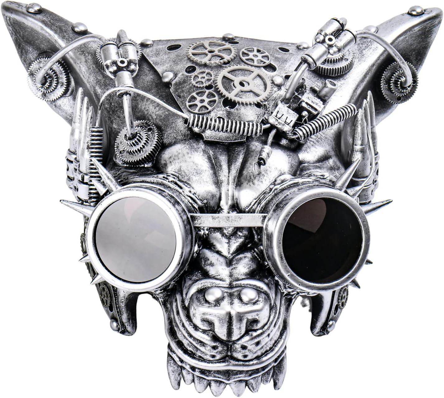 Amazon.com: ILOVEMASKS Steampunk Werewolf/Wolf Scary Halloween Mask ...