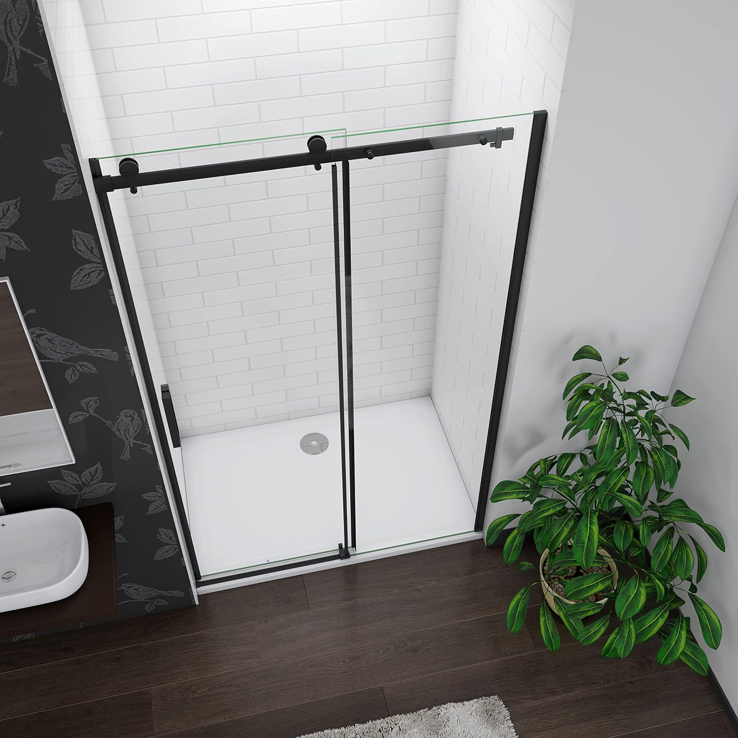 Bathroom Sliding Shower Enclosure Shower Screen Walk Australia | Ubuy