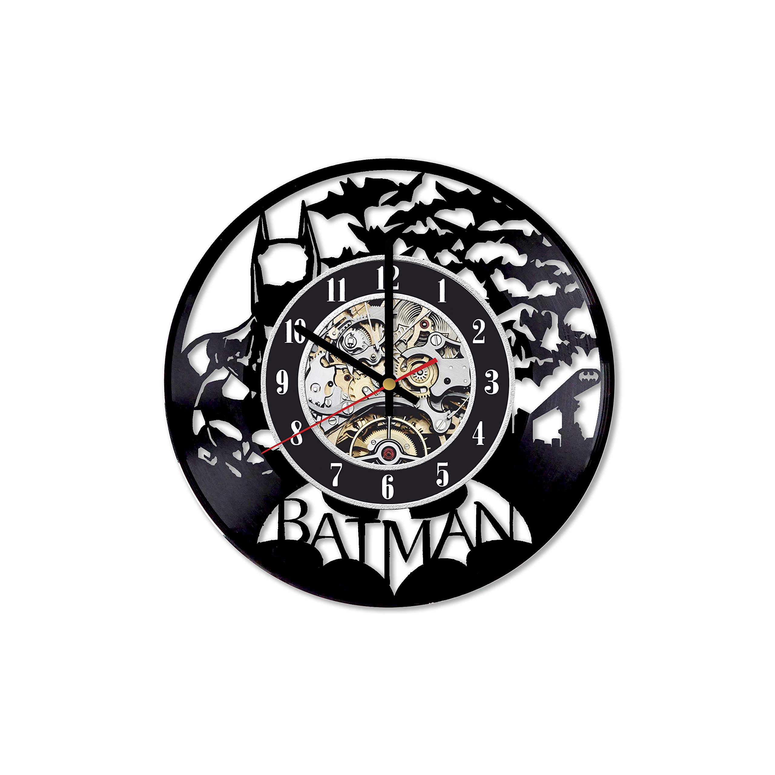 Buy Batman Wall Clock, Batman Art, DC Superhero Decor, DC Comics Room ...