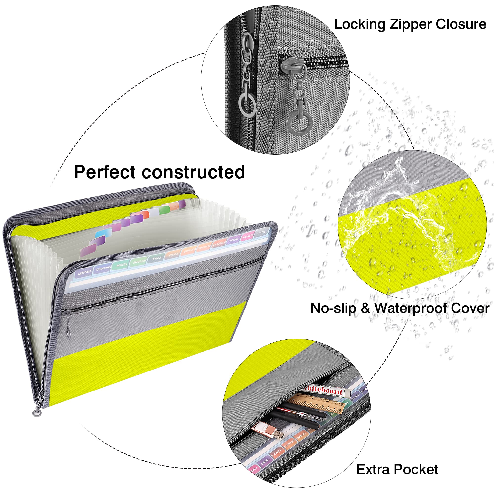 Expanding File A4 13 Compartments Document Folder File Folder Sorting ...