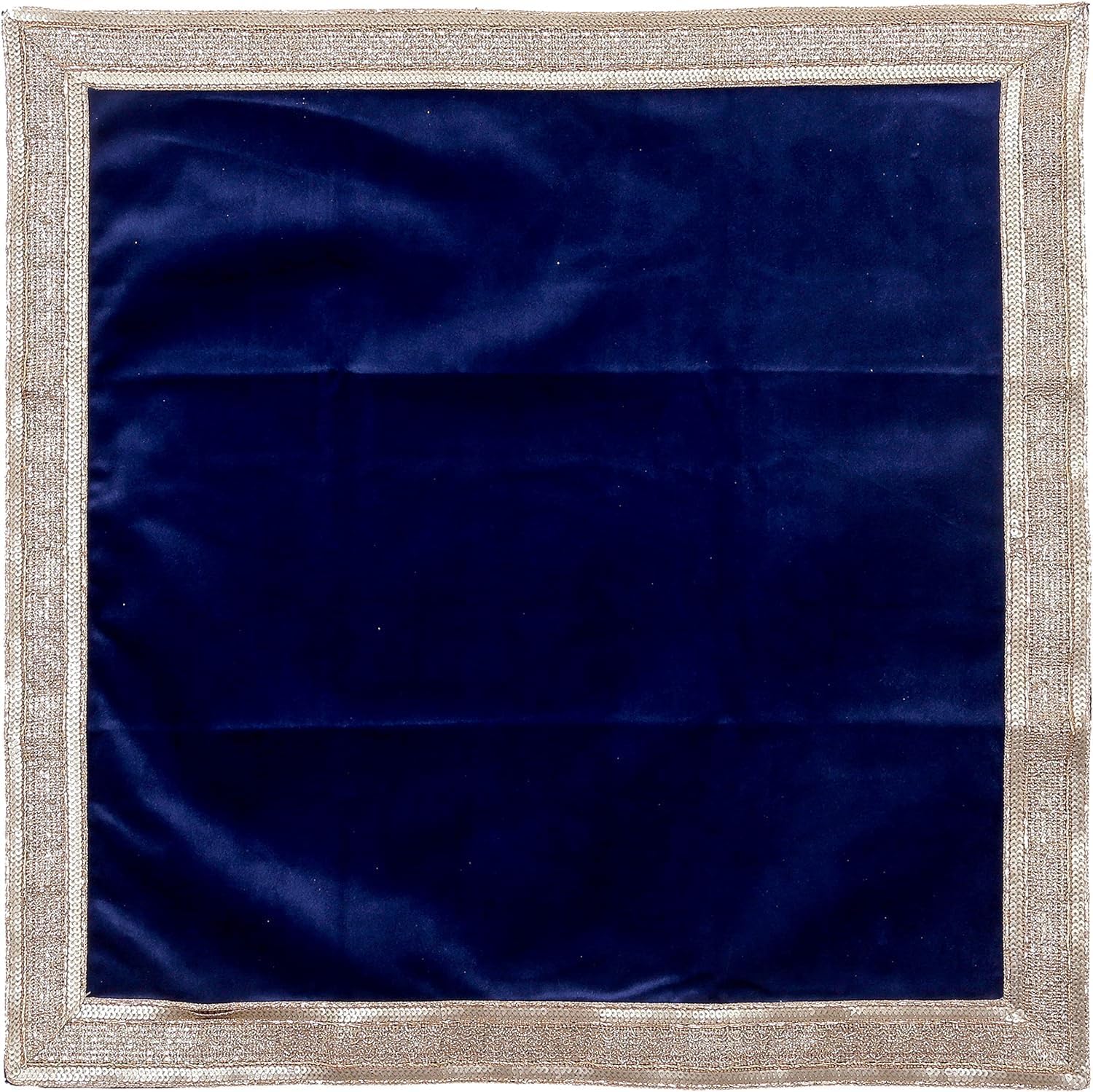AVA Collections Velvet Cloth With Golden Shinny Border, Aasan Pooja ...