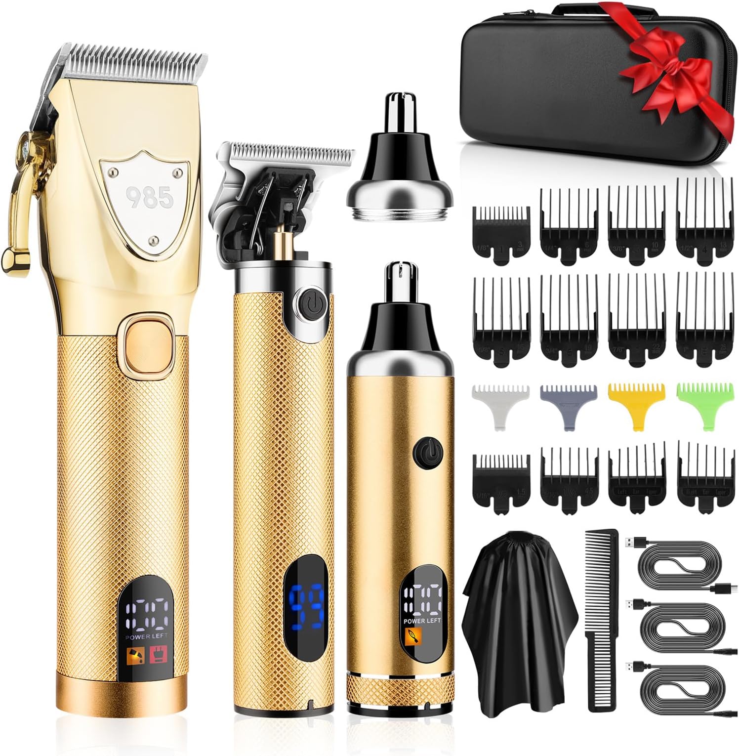 Amazon.com: RESUXI Hair Clipper for Men T Blade Zero Gapped Nose Hair ...