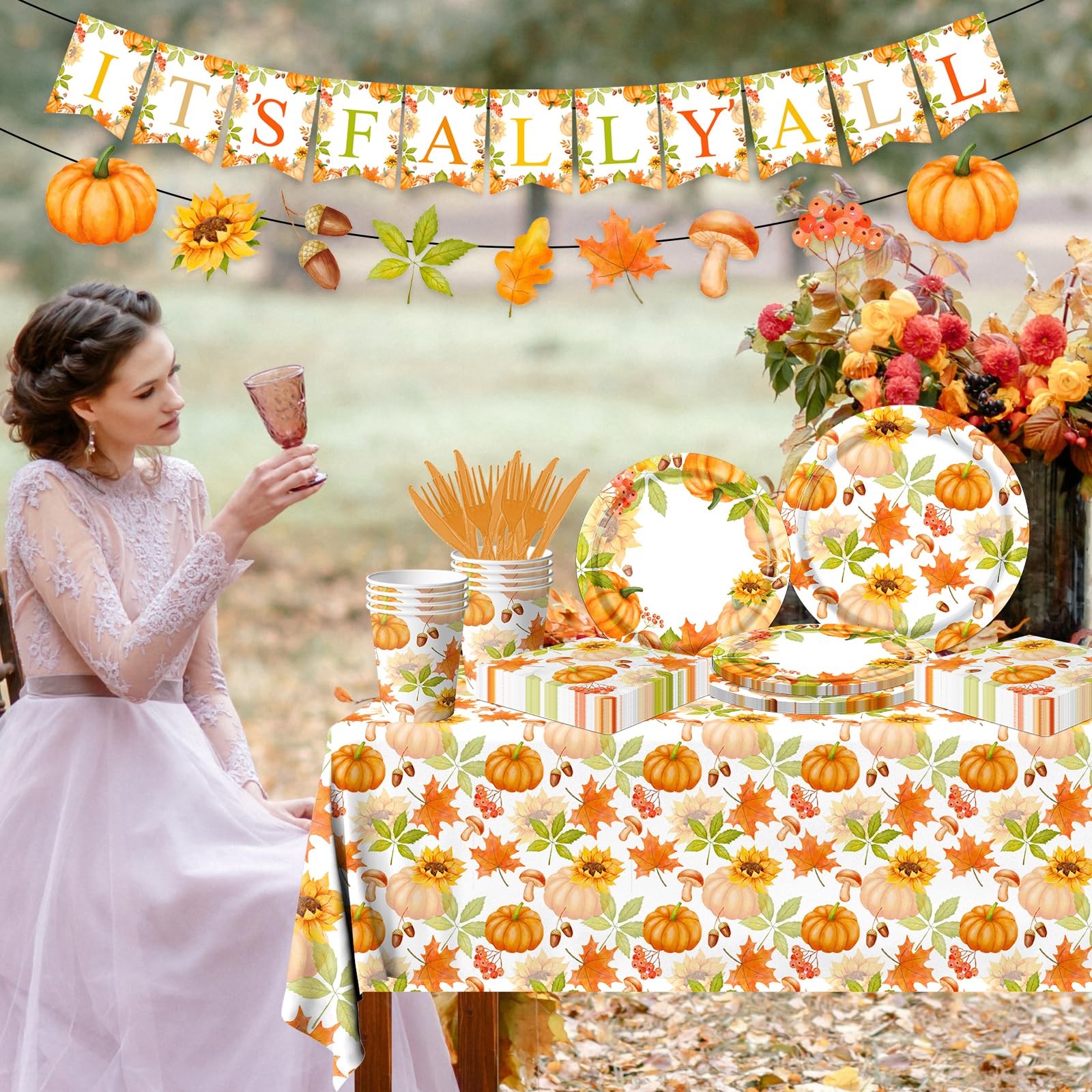 Autumn Party Decorations Elena's Lovely Forest Themed Fall Party