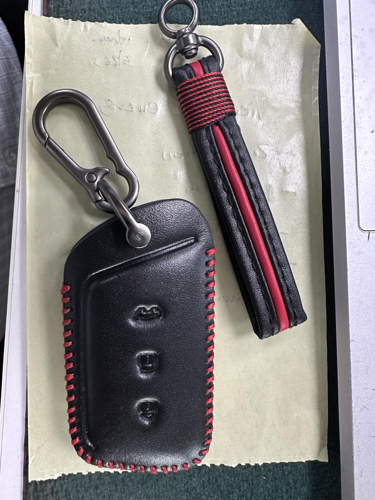 Keycept™ Classic Leather Key Cover Compatible for MG Hector | Astor ...