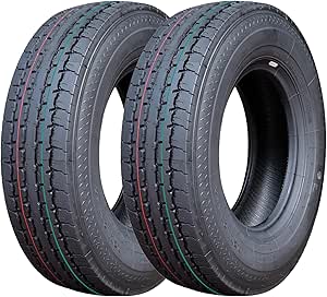 Amazon.com: Copartner Set 2 ST 235/80R16 Heavy Duty All Steel Trailer Tires Load Range G 14-Ply ...