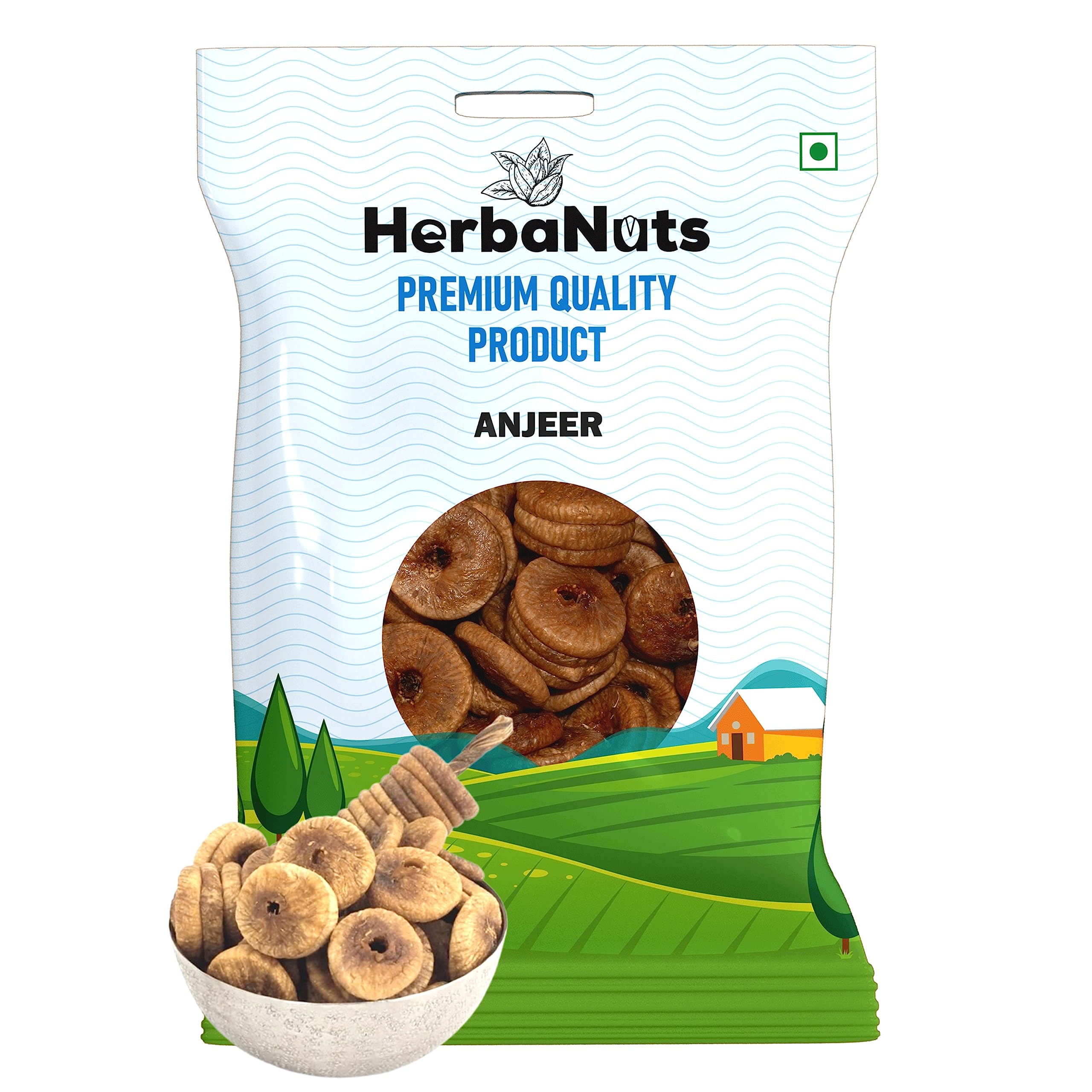 Herbanuts Afghani Anjeer Figs Afghanistan Dry Anjir Dried Figs Dry ...