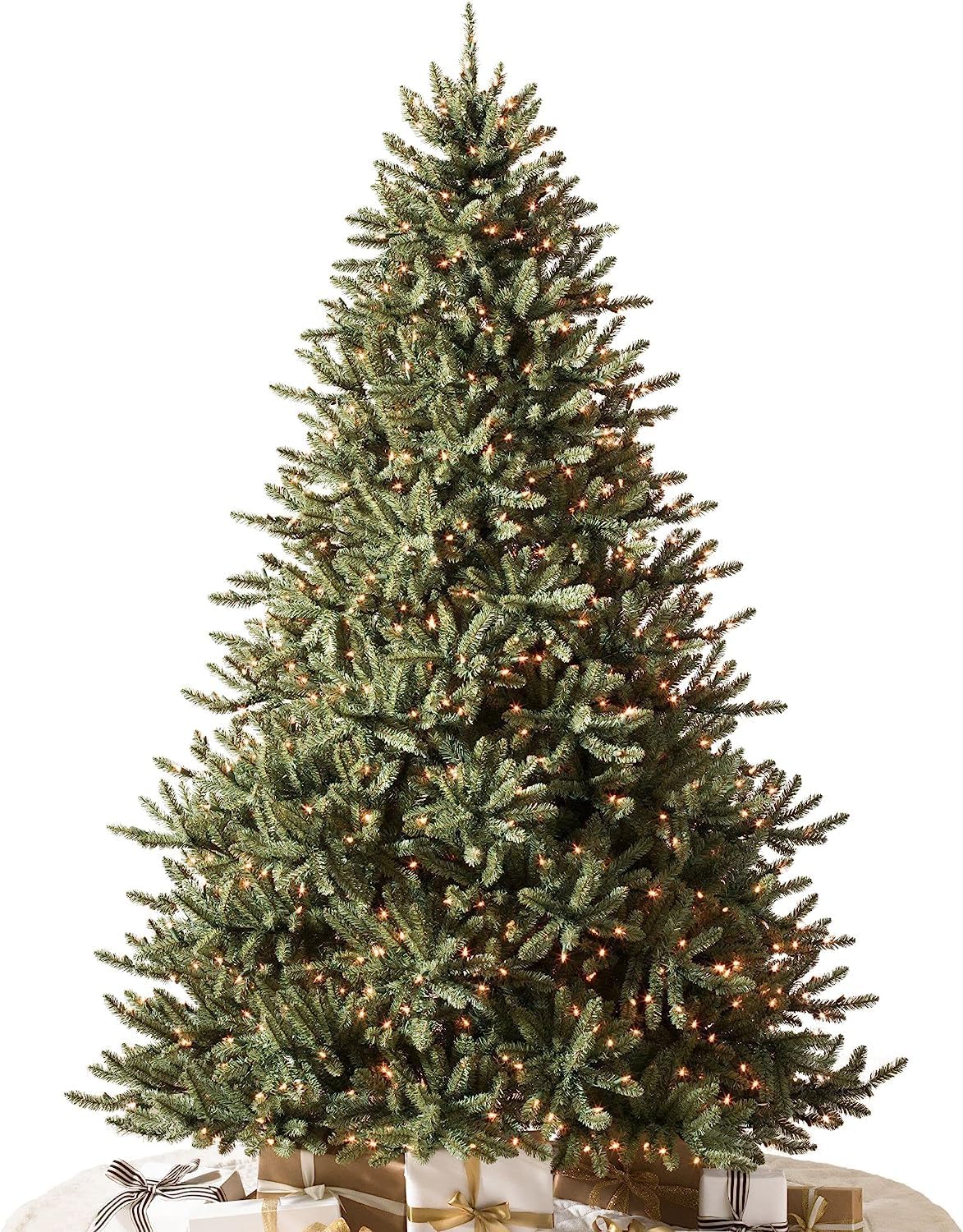 Amazon.com : Balsam Hill 9.5ft Pre-Lit Classic Blue Spruce Artificial ...