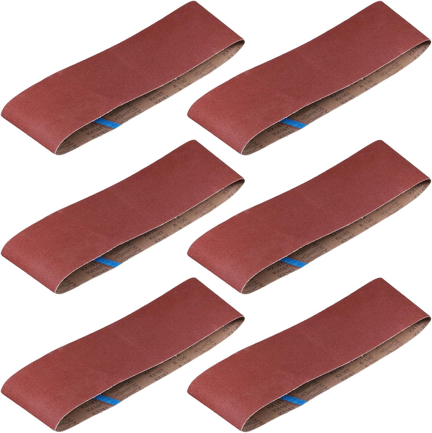 6 x 48 Sanding Belts, 120 Grit 6x48 Aluminum Oxide Sanding Belt, Belt ...