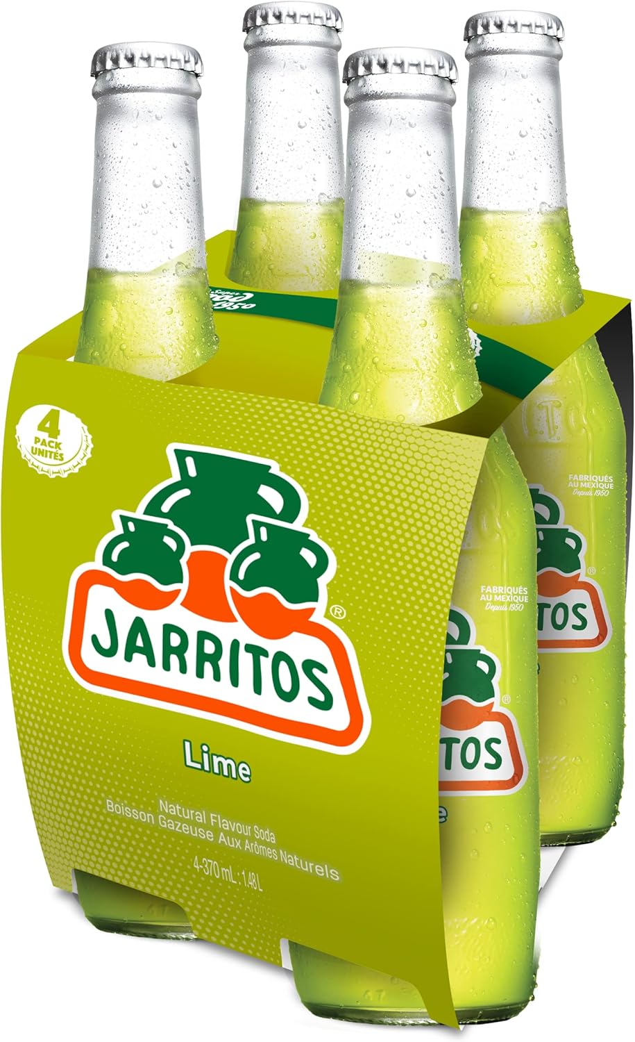 Jarritos Lime Soft Drink, 370 ml x 4 bottles : Amazon.ca: Grocery & Gourmet Food