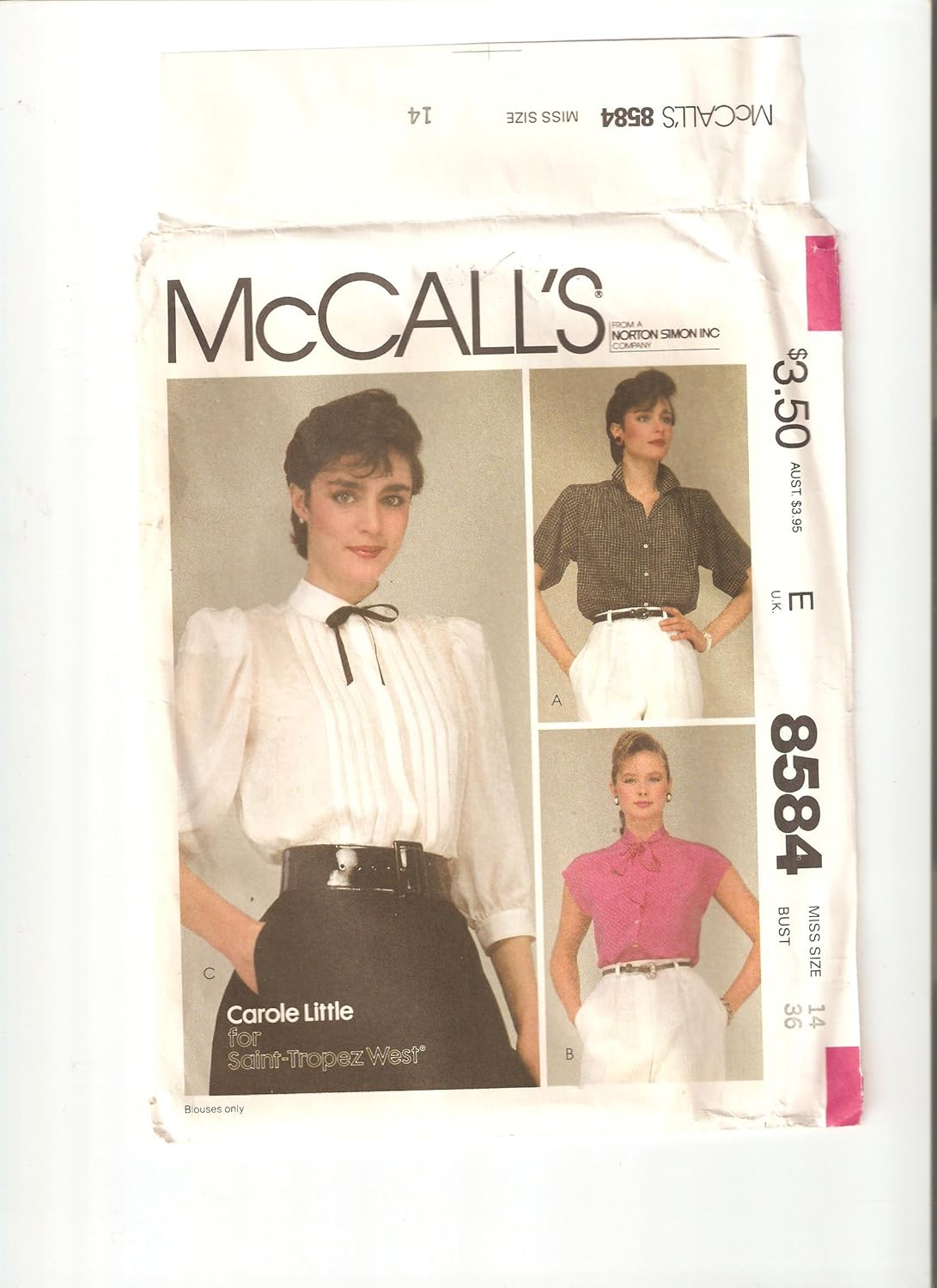 McCall's pattern 8584 (Size 14): McCall's: Amazon.com: Books