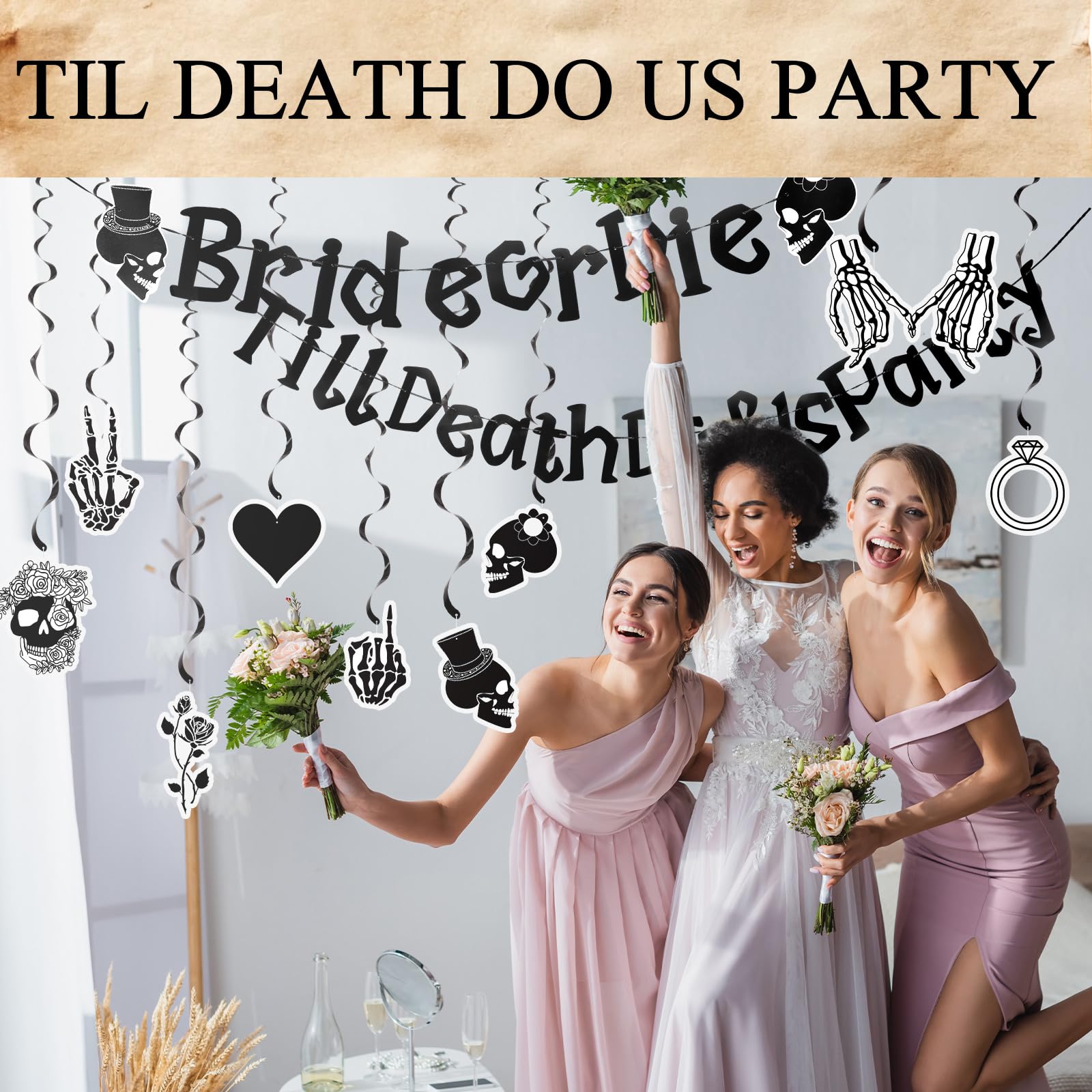 Snapklik.com : 14 Pcs Bride Or Die Bachelorette Party Decorations 2 ...