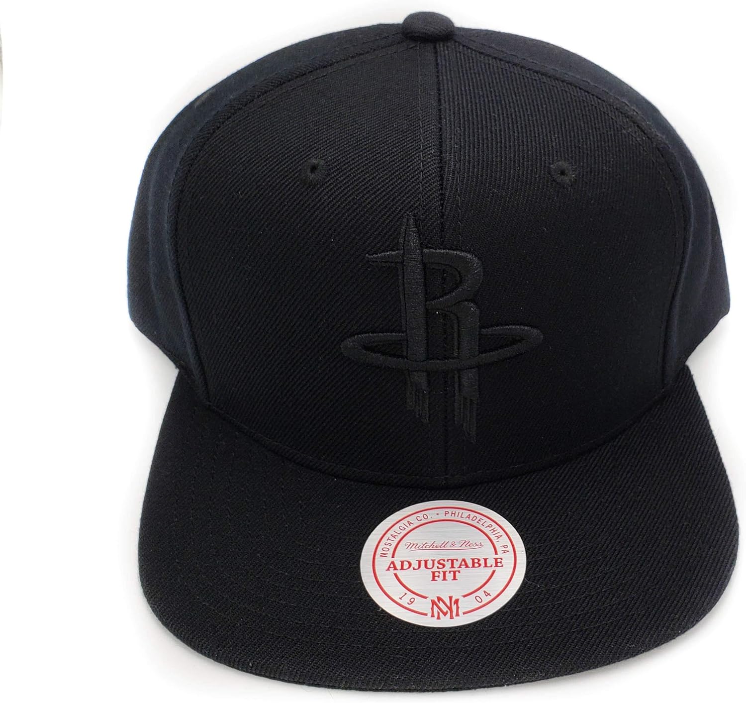 Amazon.com: Mitchell & Ness Houston Rockets Black on Black HWC Current ...