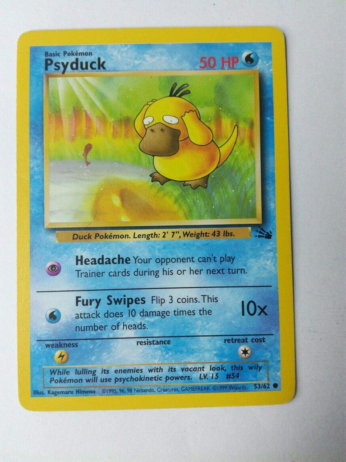 Psyduck - Fossil - 53 [Toy] : Amazon.es: Juguetes y juegos
