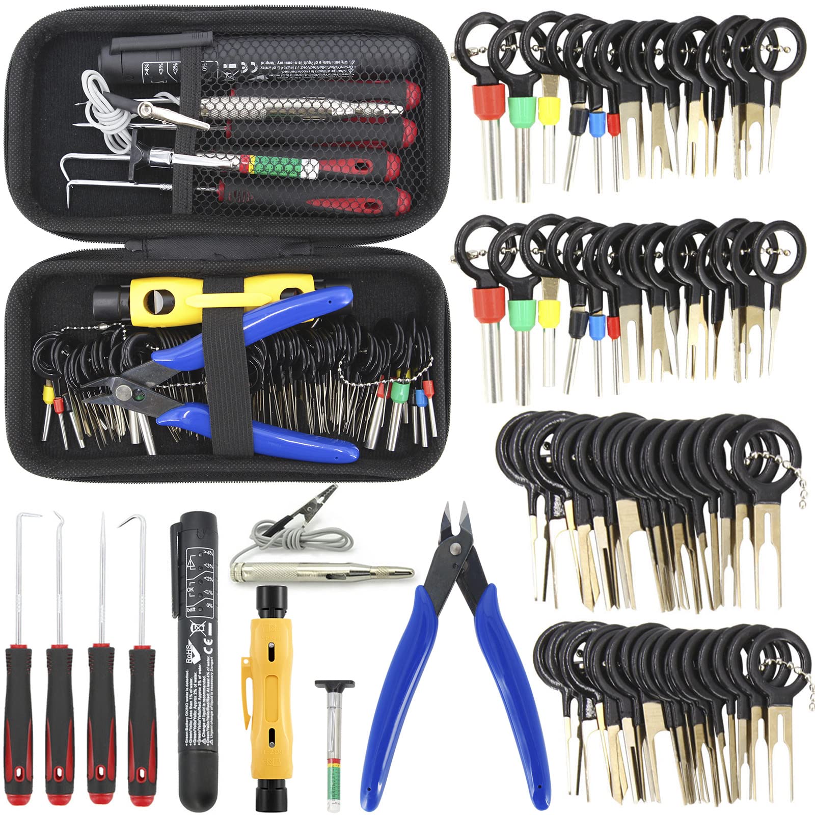 Amazon.com: 91pcs Auto Terminal Extractor Removal Tool Kit, Terminal ...