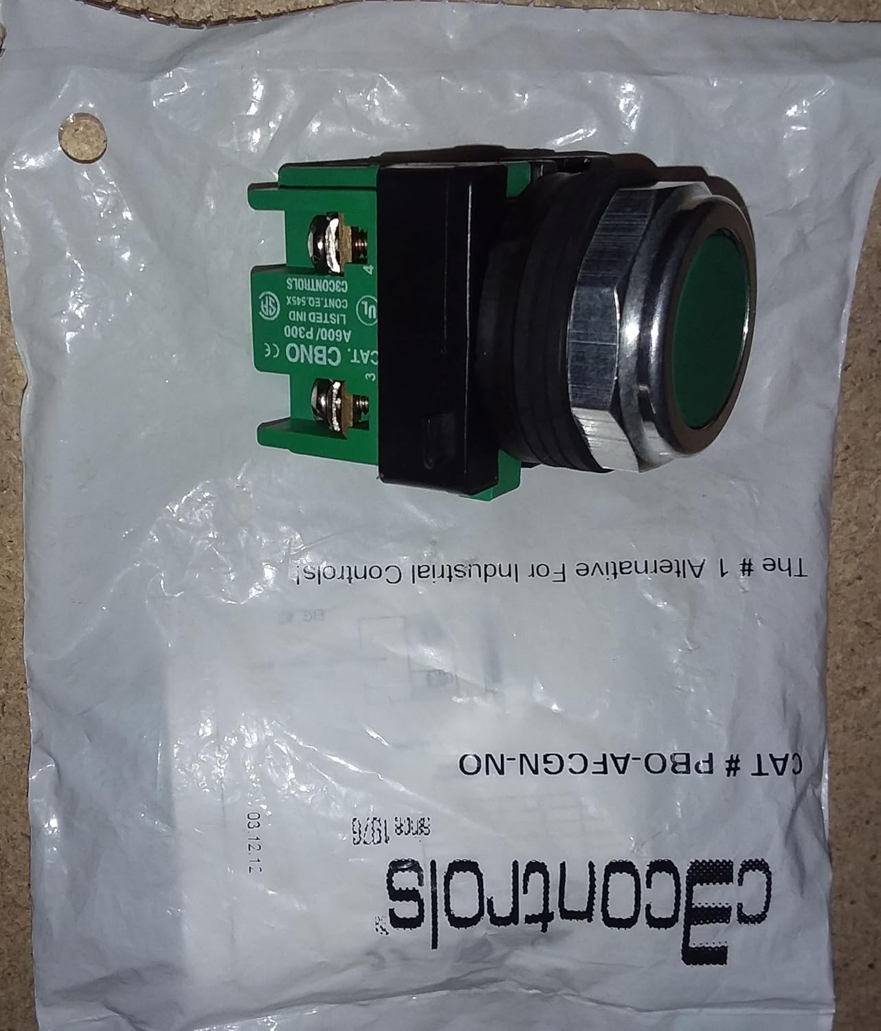 Amazon.com: C3 Controls, PBO-AFCGN-NO, 30Mm Flush Pushbutton, Momentary ...