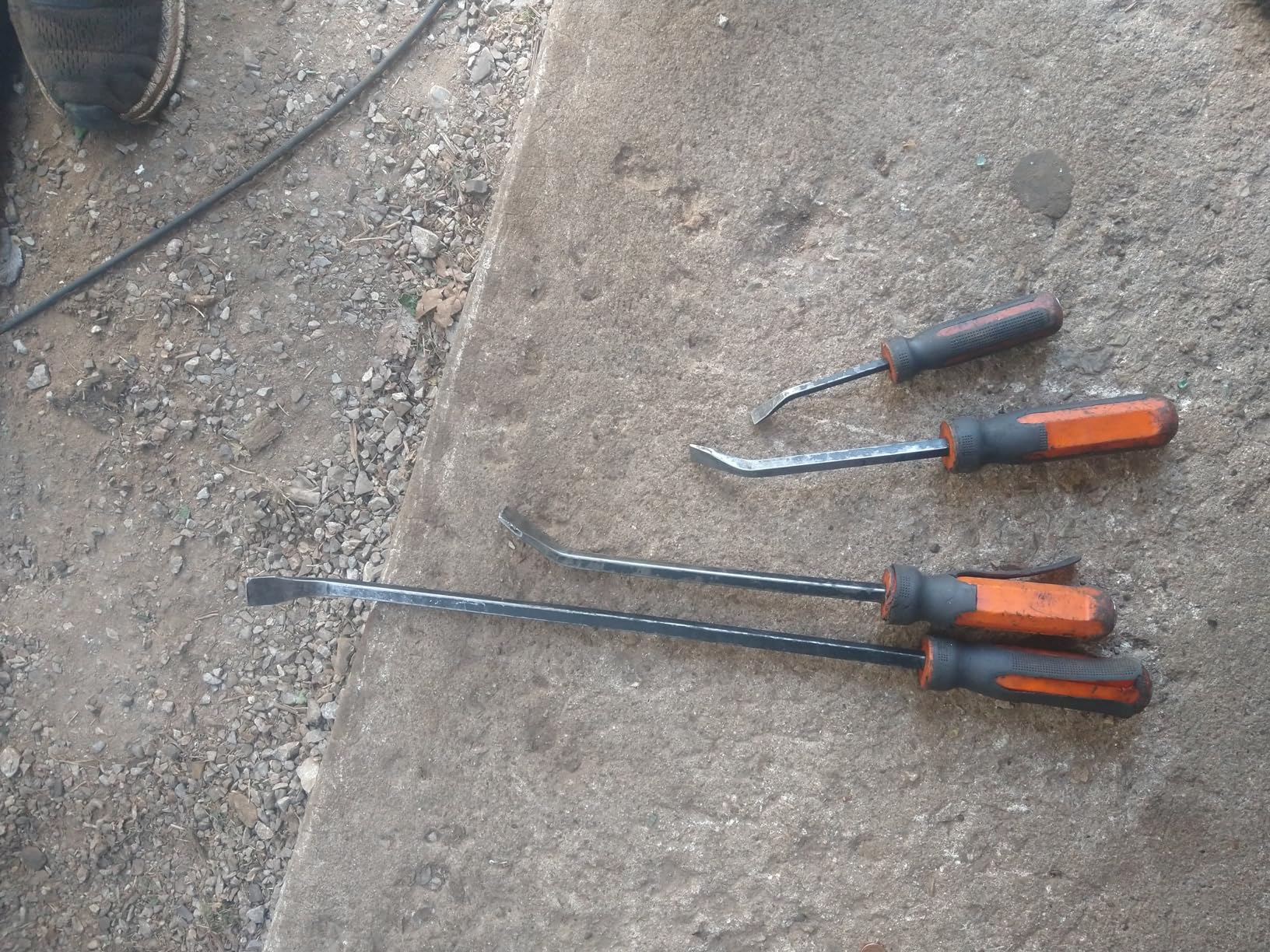 $9/mo - Finance REXBETI Pry Bar Set, Heavy Duty Pry Bar 4-Piece ...