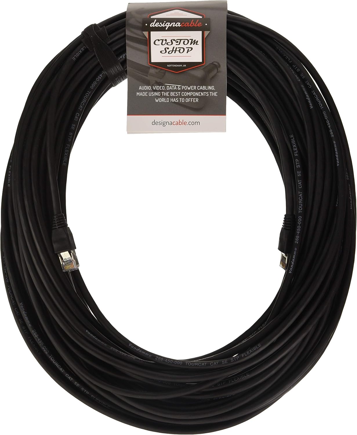 Amazon.com: Van Damme Shielded Cat5e RJ45 Network Lead Flexible Cable ...