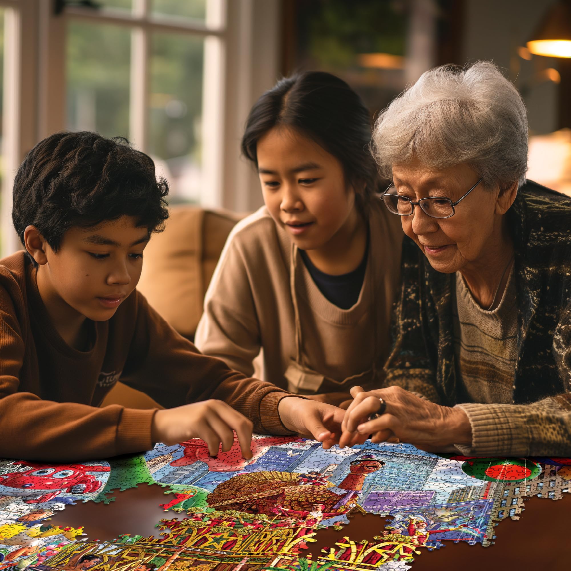 Snapklik.com : White Mountain 1000 Piece Jigsaw Puzzle Fall And Autumn ...